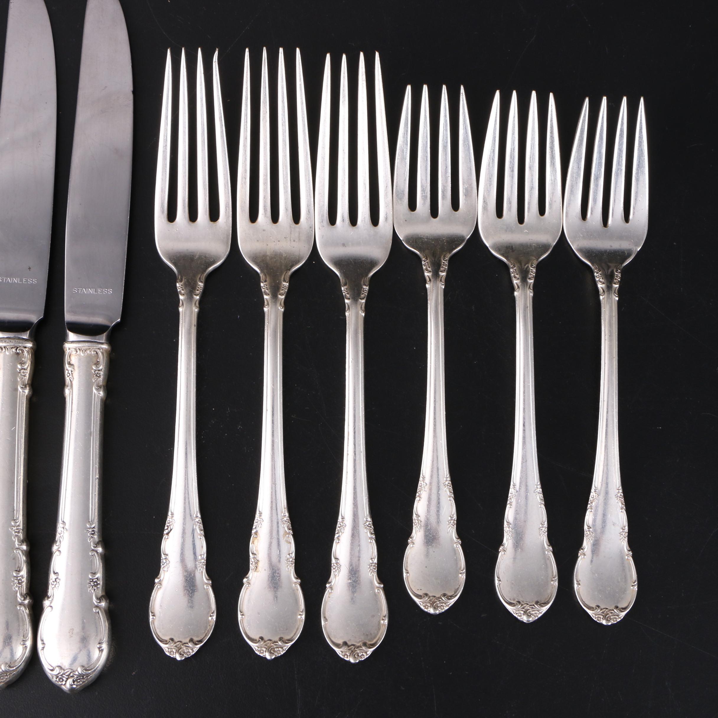 Lunt "Modern Victorian" Sterling Silver Flatware | EBTH