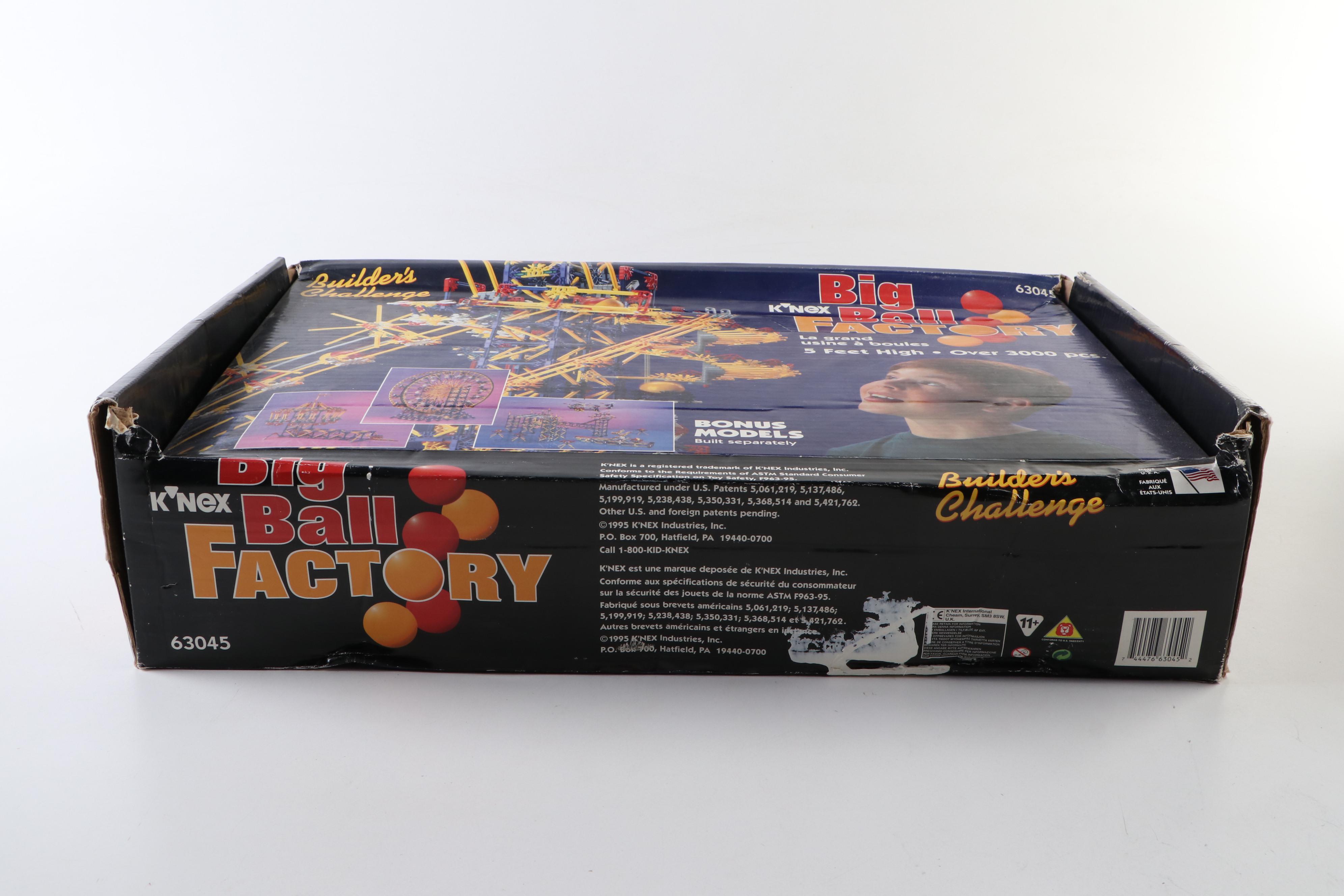 K'NEX "Big Ball Factory" Building Kit and Darda "Super System ...