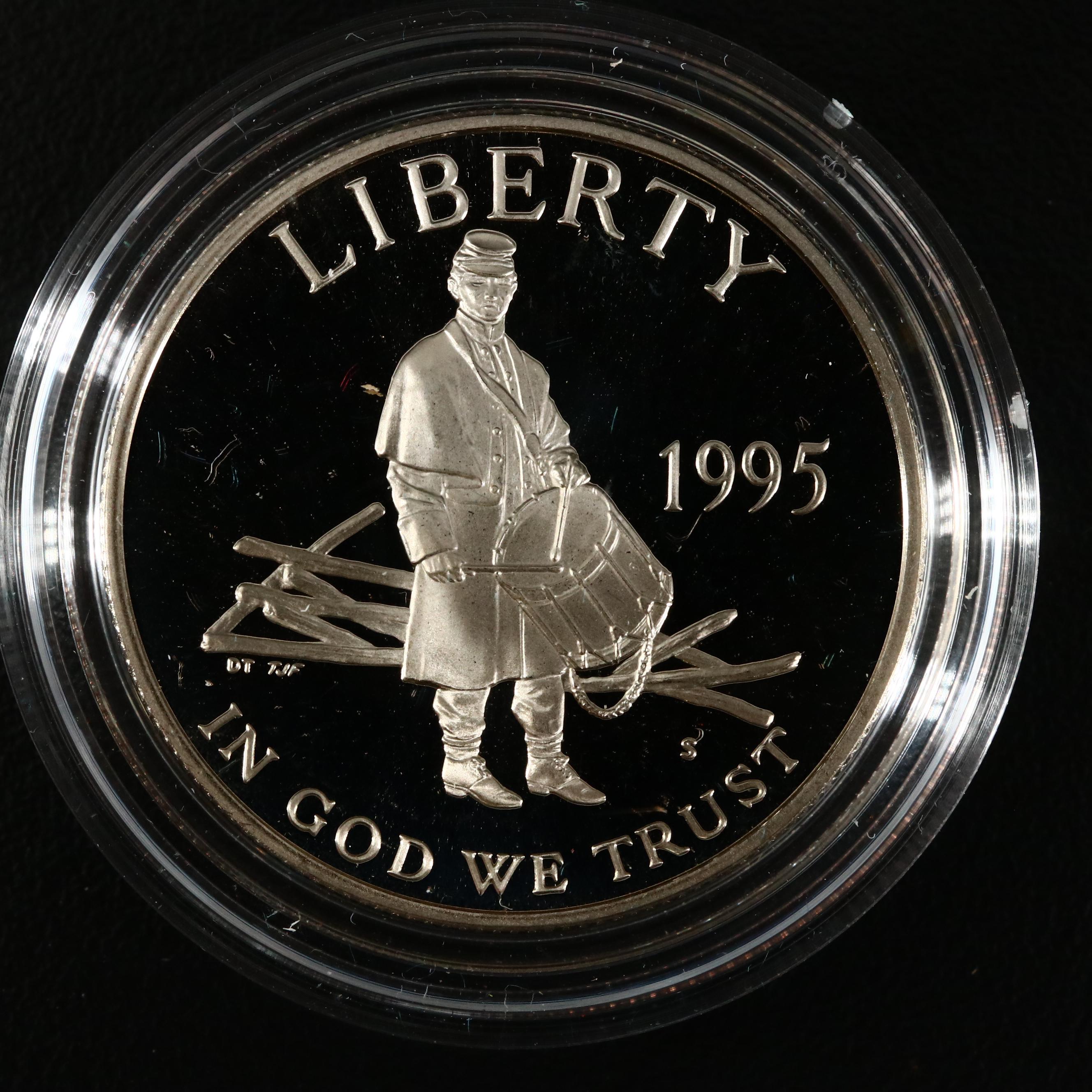 1995 Civil War Battlefield Commemorative Proof Coin Set | EBTH