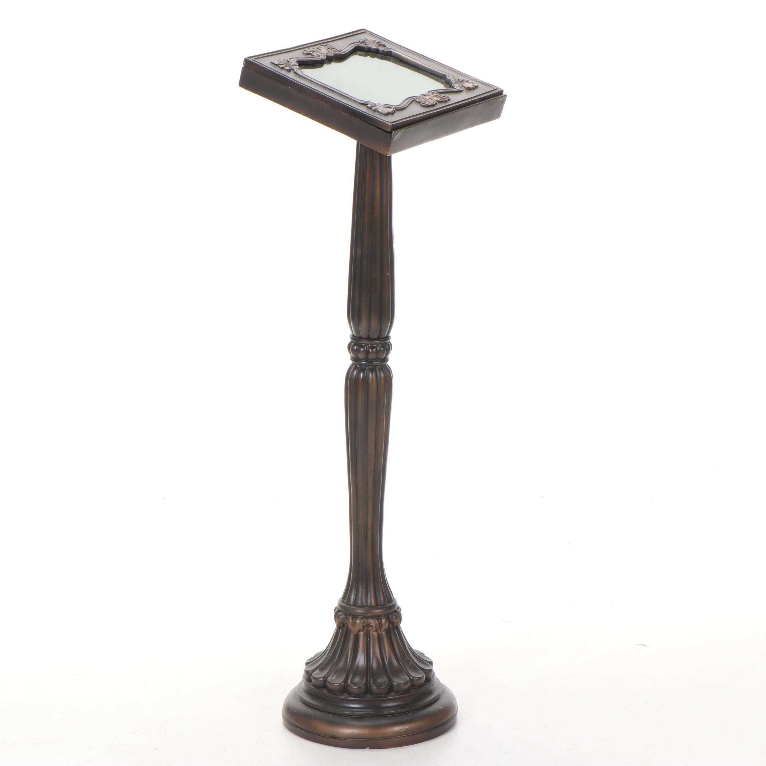 Contemporary Victorian Style Display Lectern with Lift-Up Glass Overlay ...