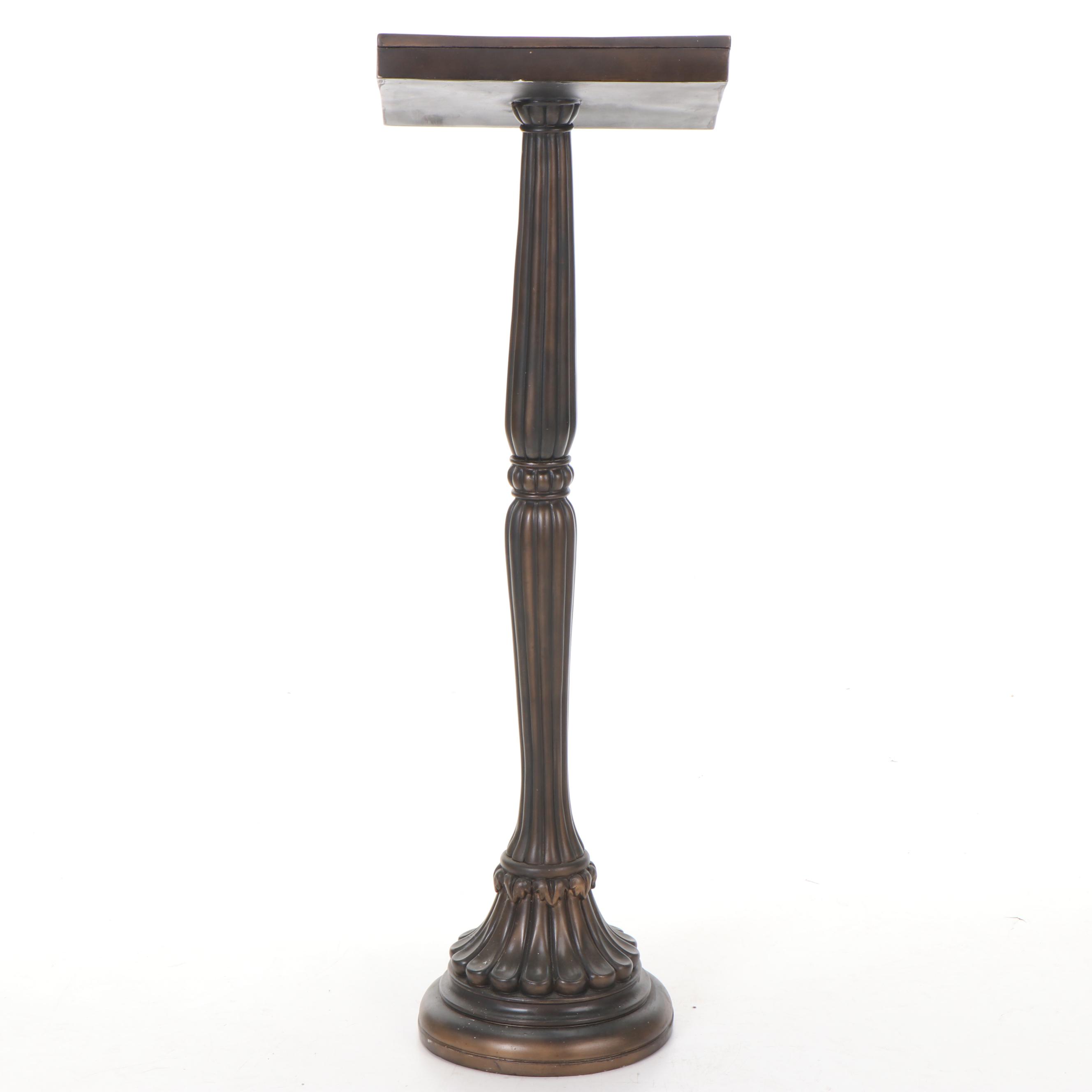 Contemporary Victorian Style Display Lectern with Lift-Up Glass Overlay ...