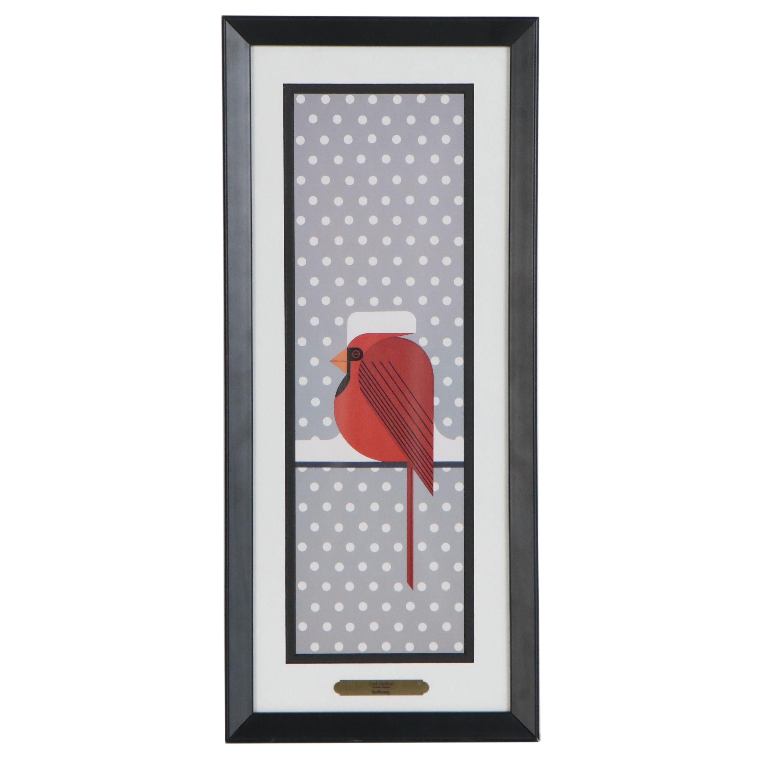 Offset Lithograph after Charley Harper "Cool Cardinal," 21st Century | EBTH