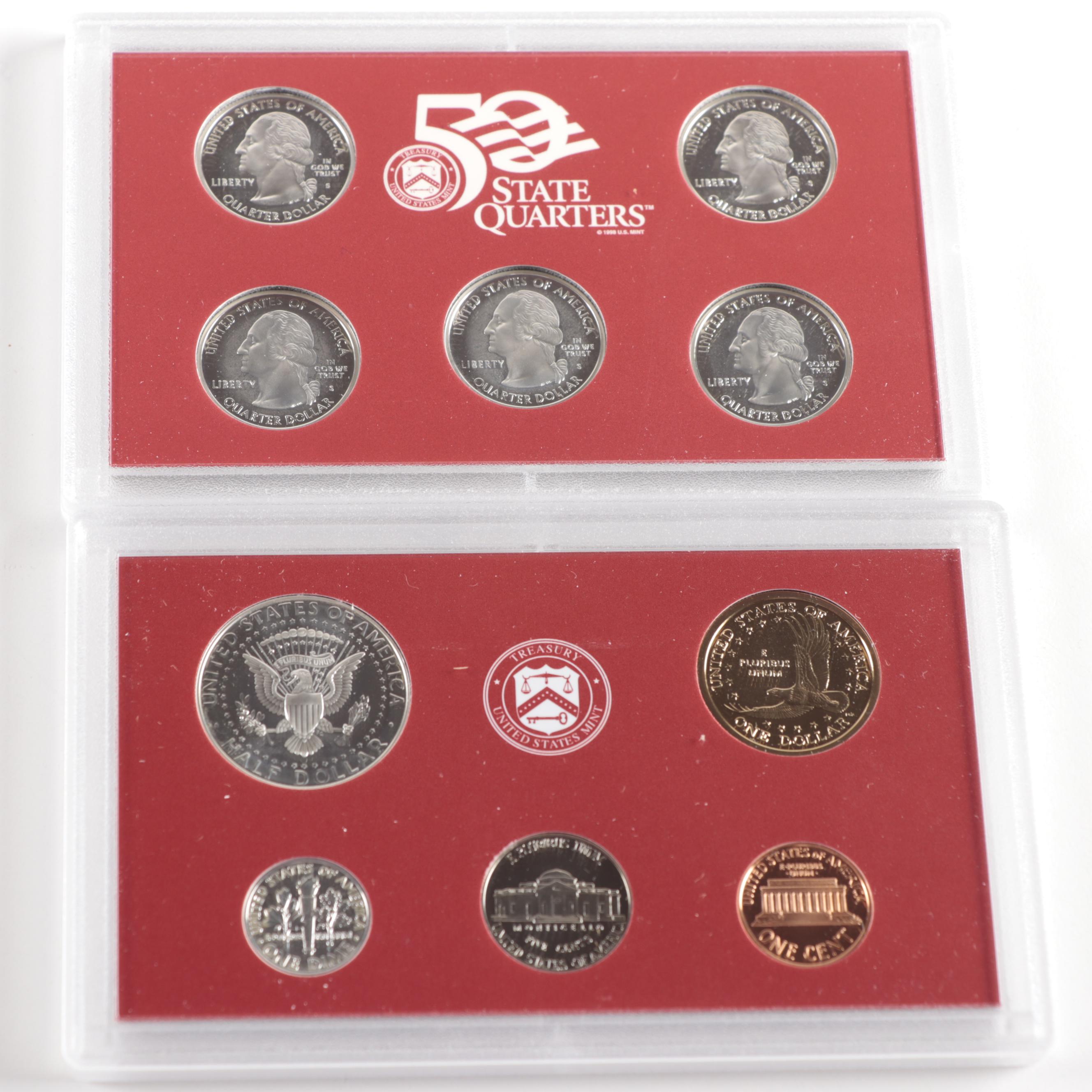 Five U.S. Mint Silver Proof Coin Sets, 2000s | EBTH