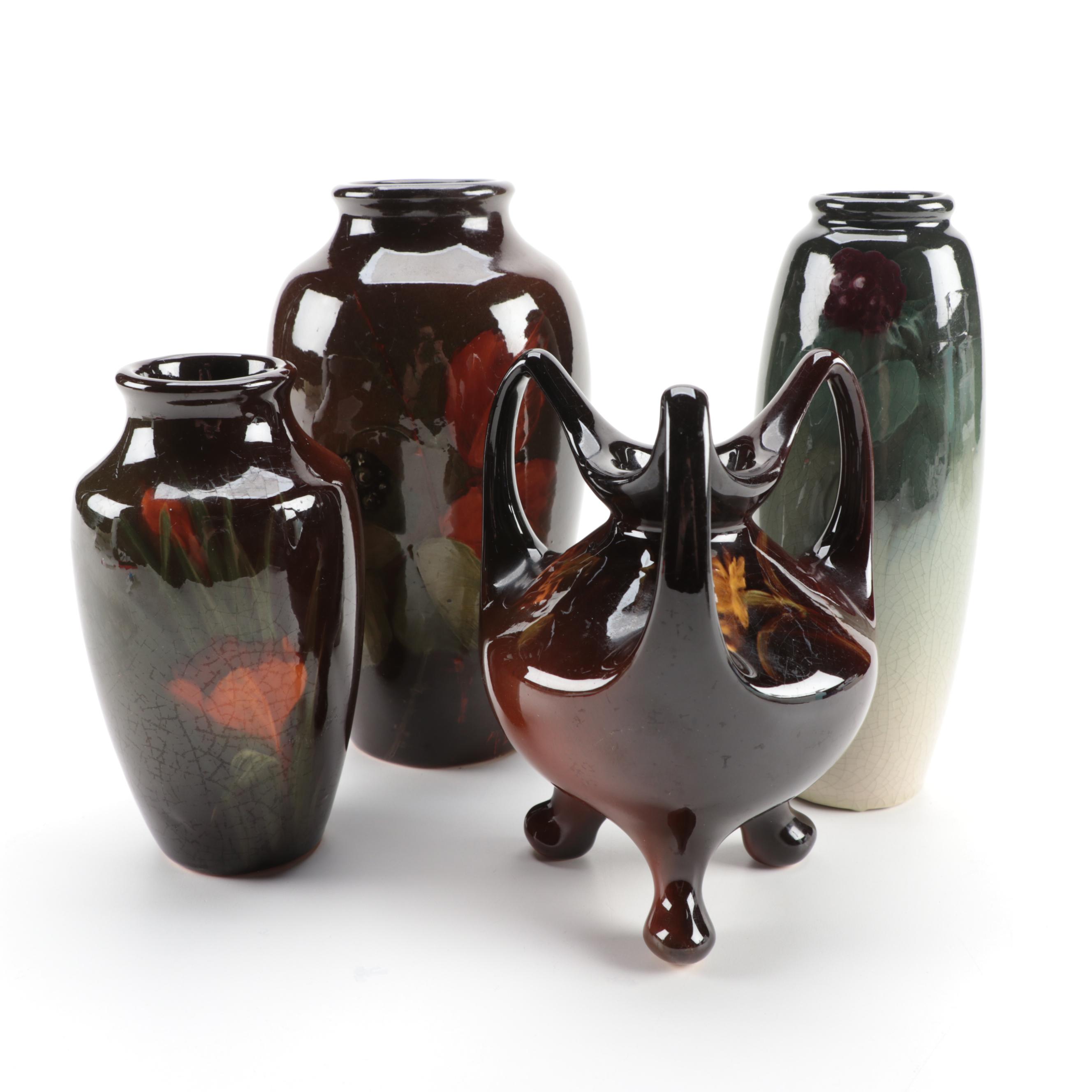 Weller Pottery Louwelsa and Eocean Vases, Early 20th Century | EBTH