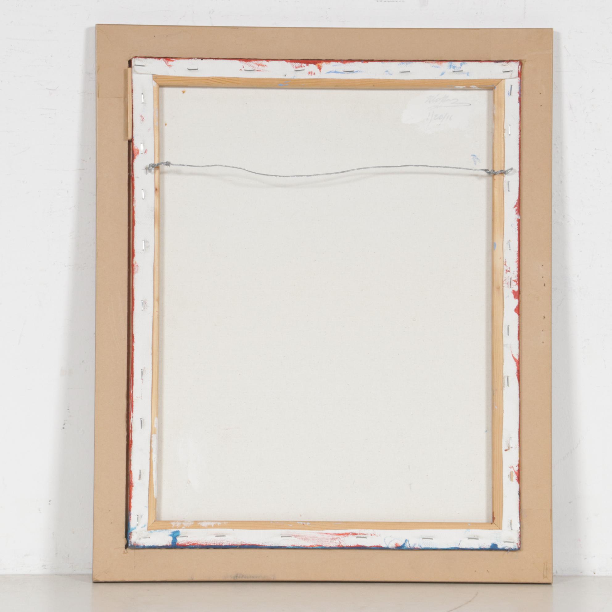 Amir Rashid Oil Painting of Silhouette | EBTH