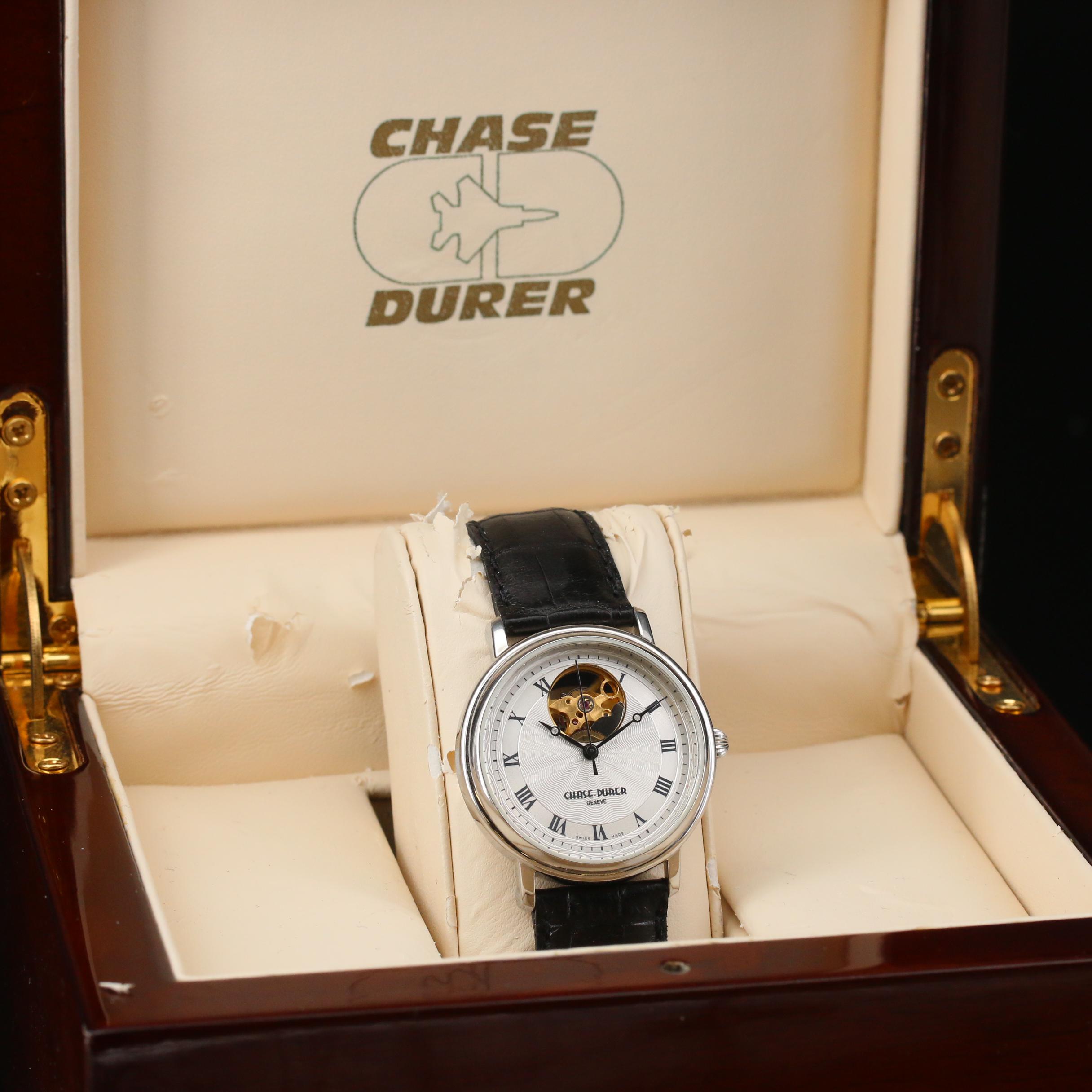 Chase-Durer "Courier" Stainless Steel Automatic Wristwatch | EBTH