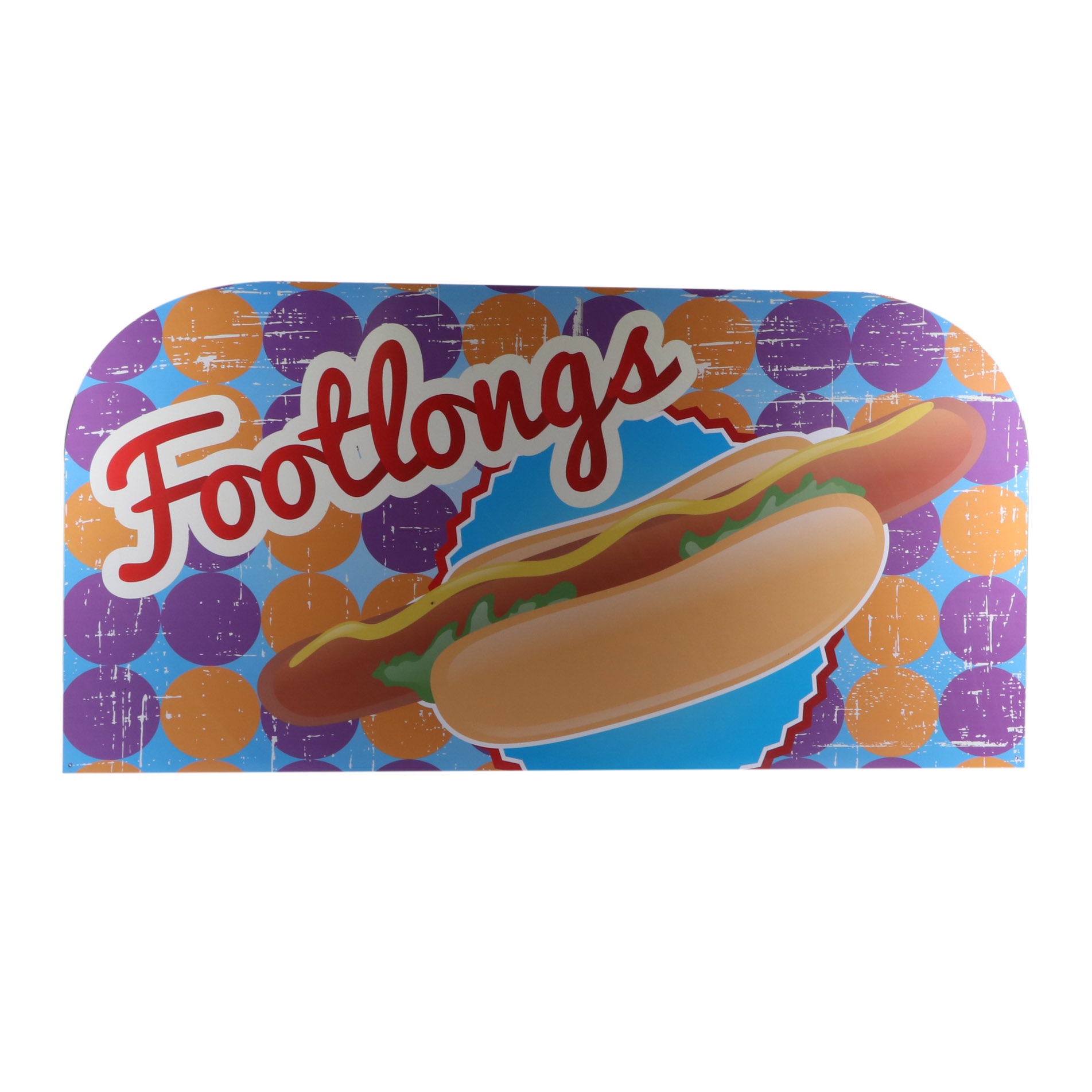 "Footlongs" Building Sign from Moonlite Square at Coney Island | EBTH