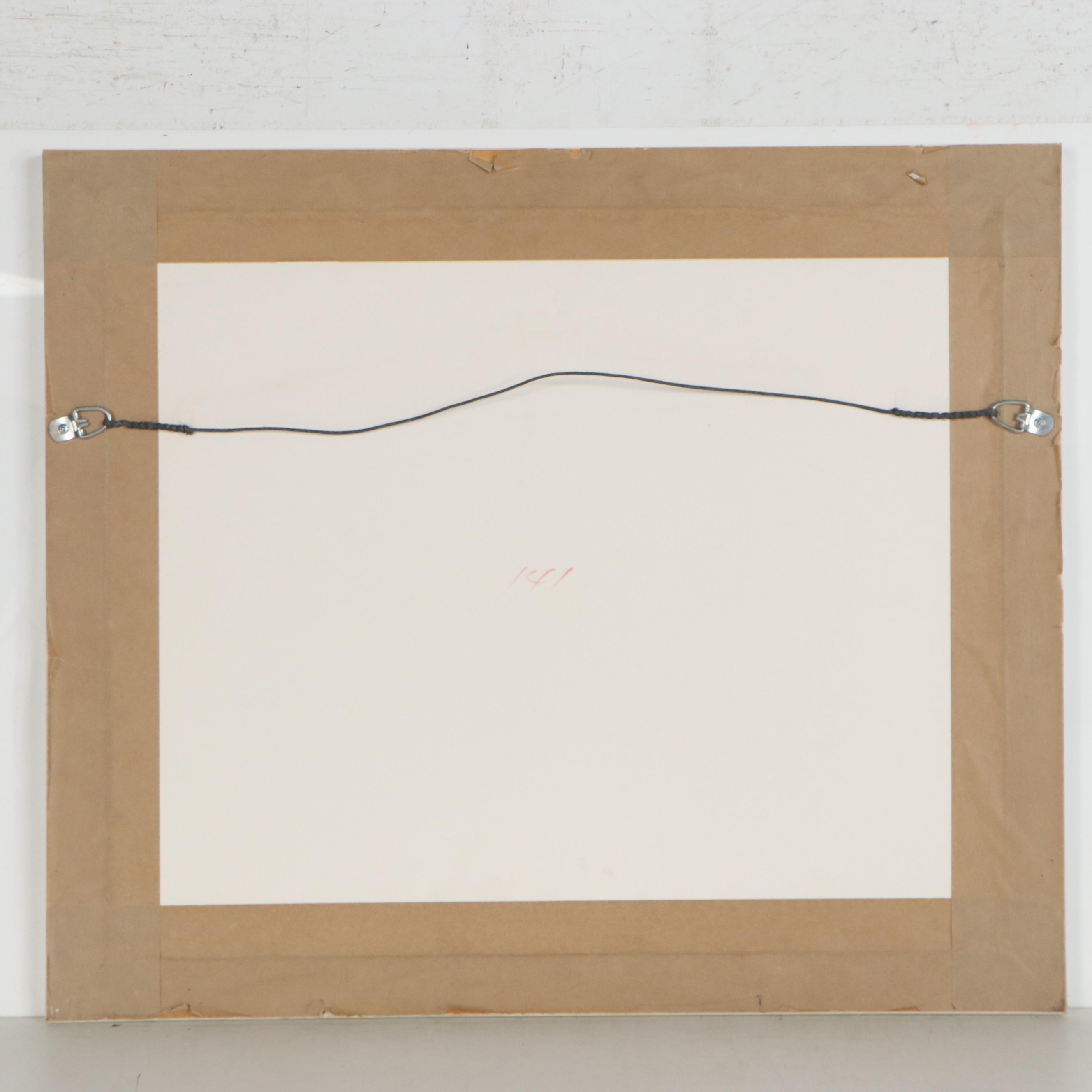 Disney Goofy "Tennis Racquet" Sericel, Late 20th Century | EBTH