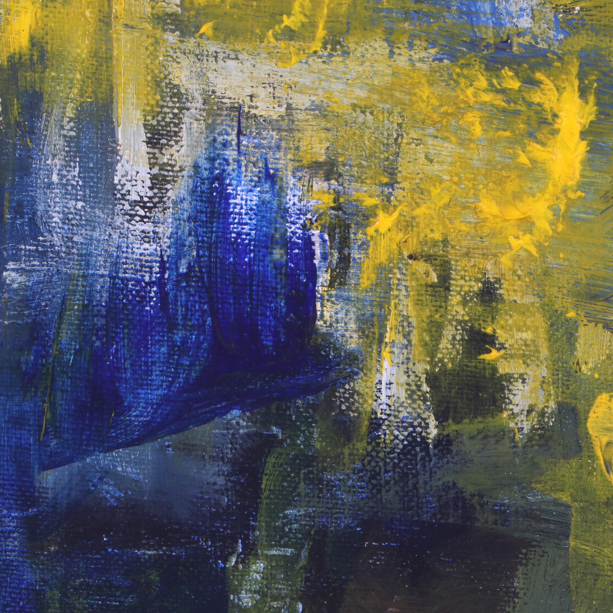 Roscoe E. Wallace Abstract Expressionist Oil Painting | EBTH