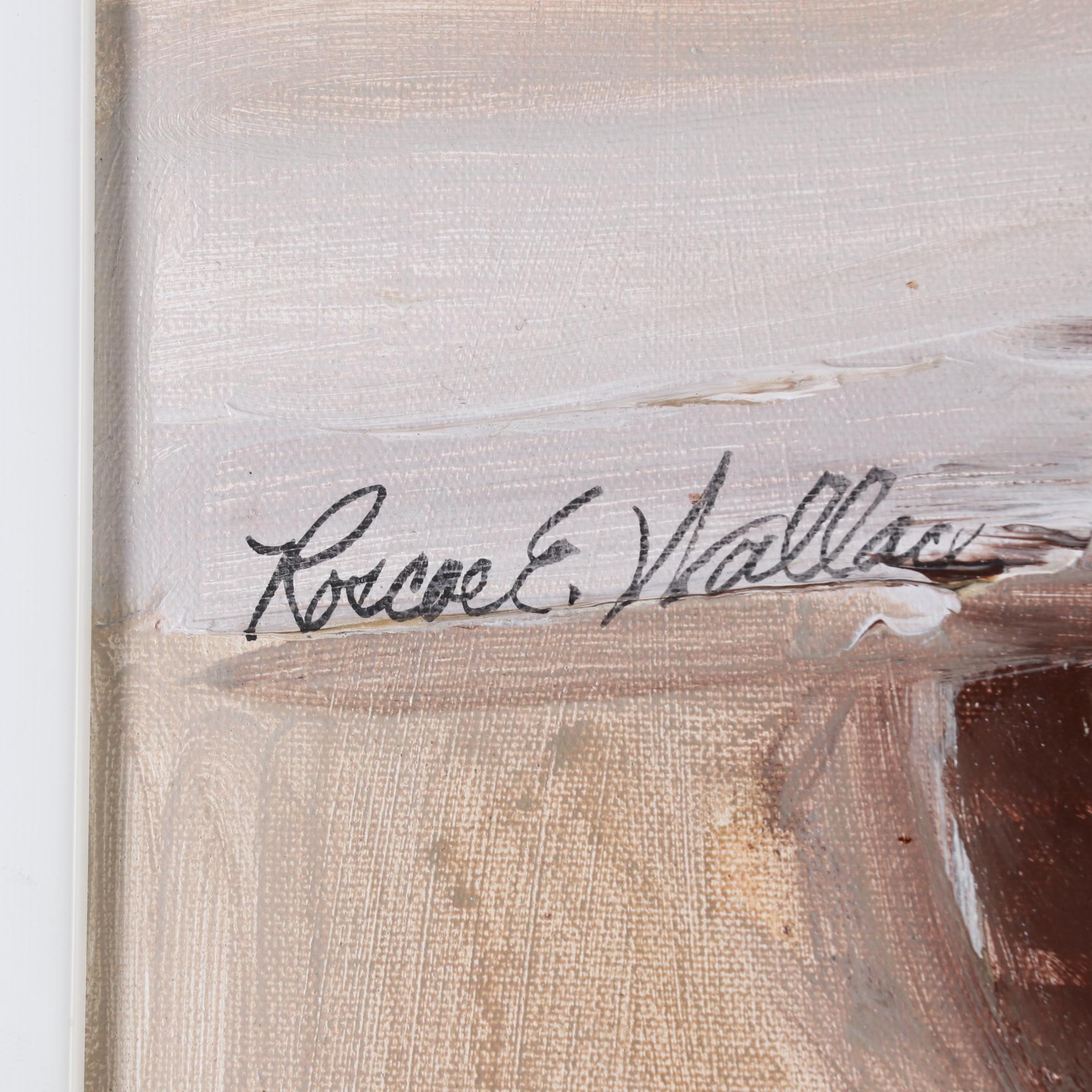 Roscoe E. Wallace Oil Painting of Abstract Composition, 21st Century | EBTH