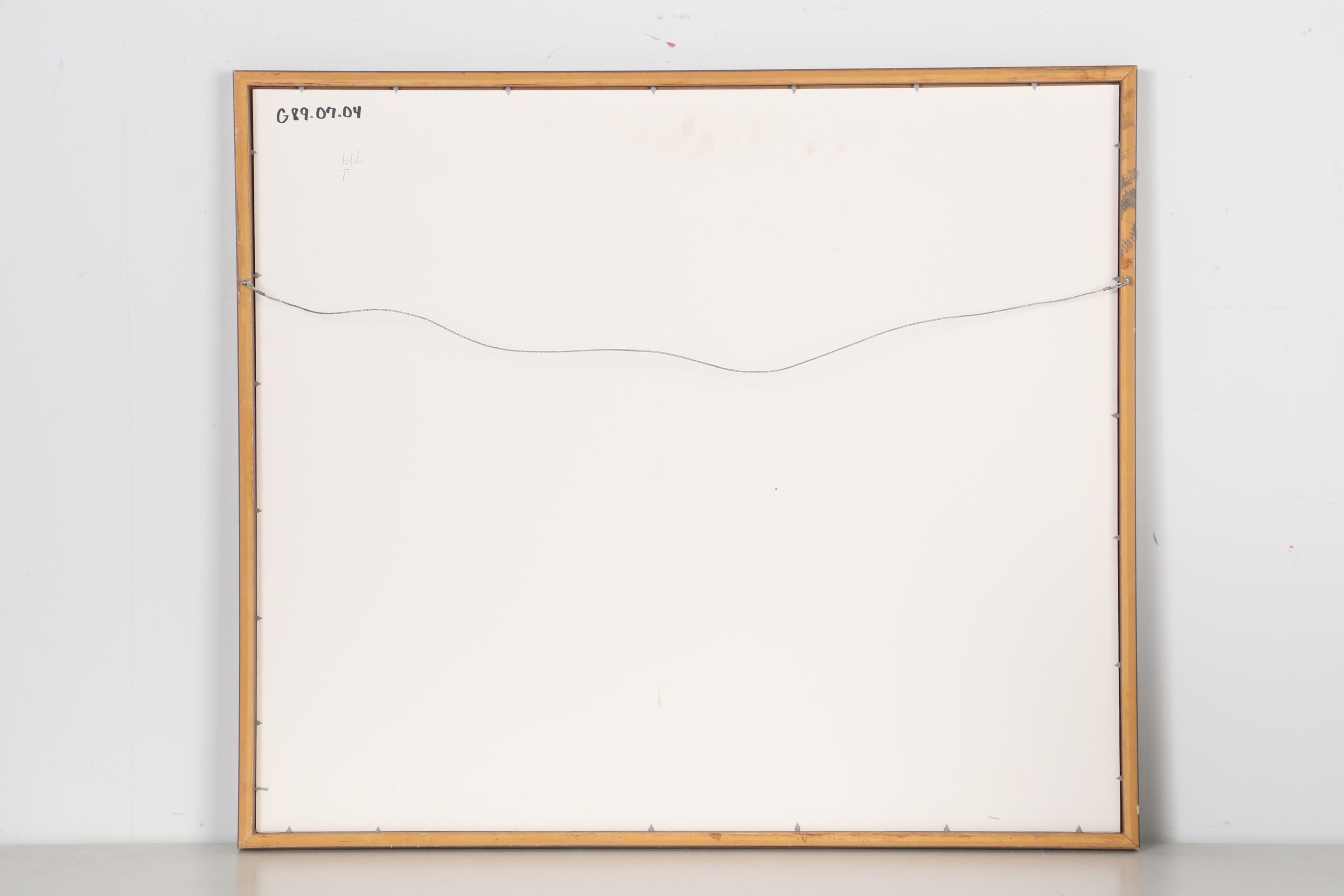 Harold Bright Abstract Graphite Drawing, 1964 | EBTH