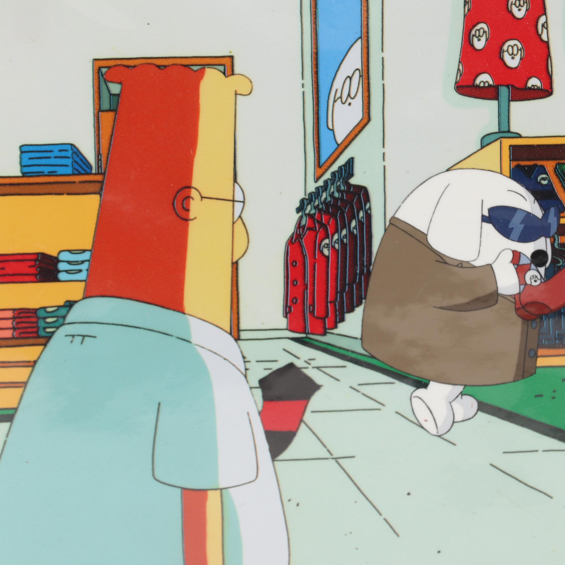 Dilbert and Dogbert Television Production Cel with Background, 1999 | EBTH