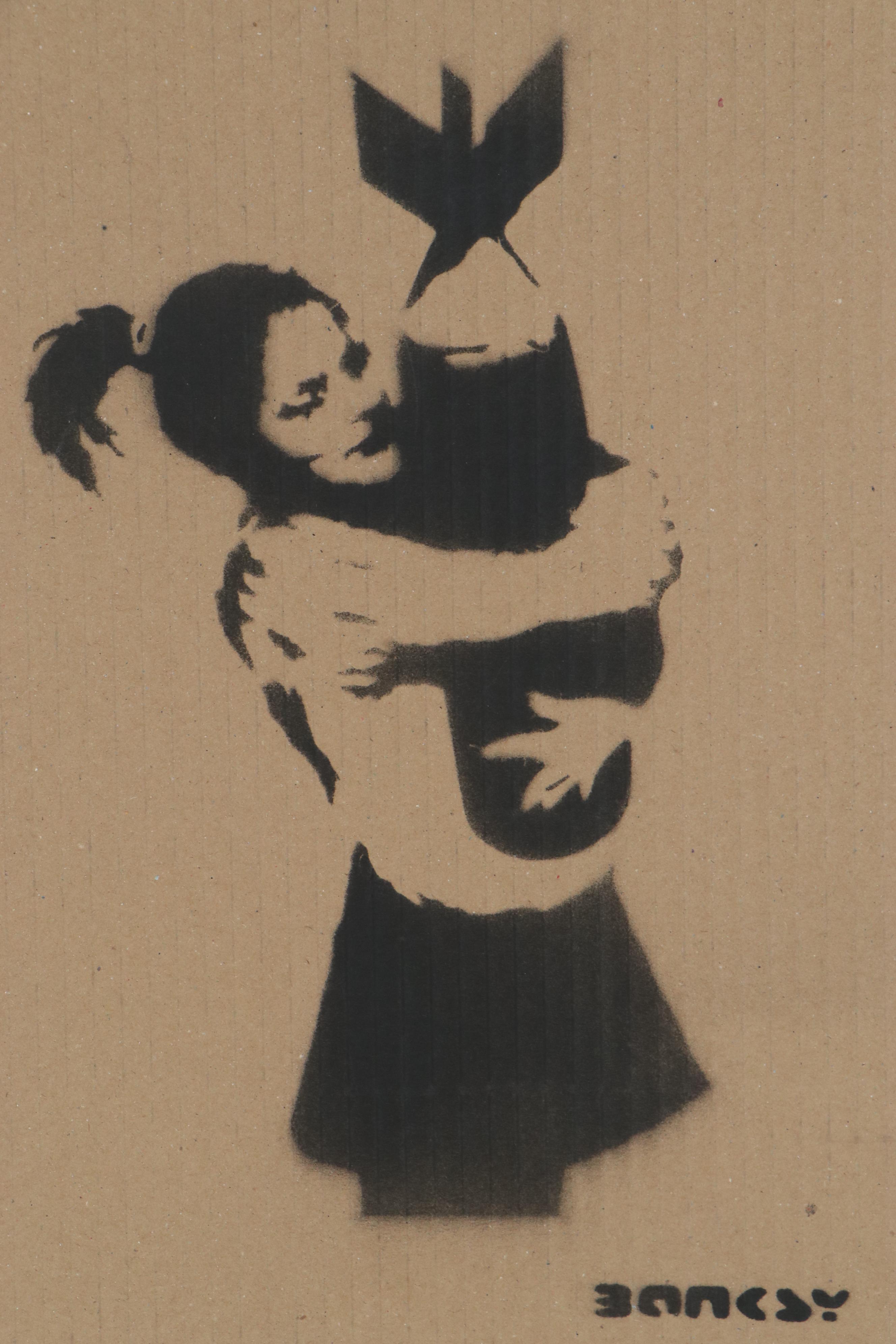 Spray Paint Souvenir after Banksy "Bomb Love," circa 2015 | EBTH