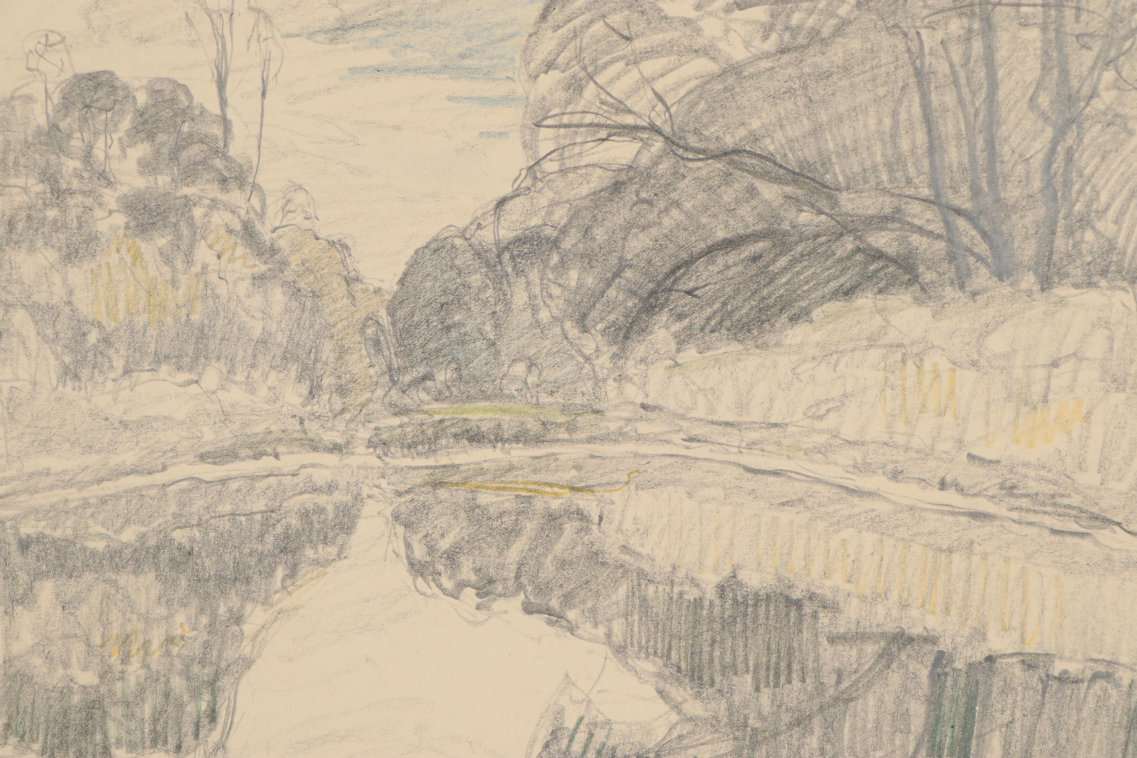 Robert Whitmore Graphite Drawings of Landscapes and Building Facades | EBTH