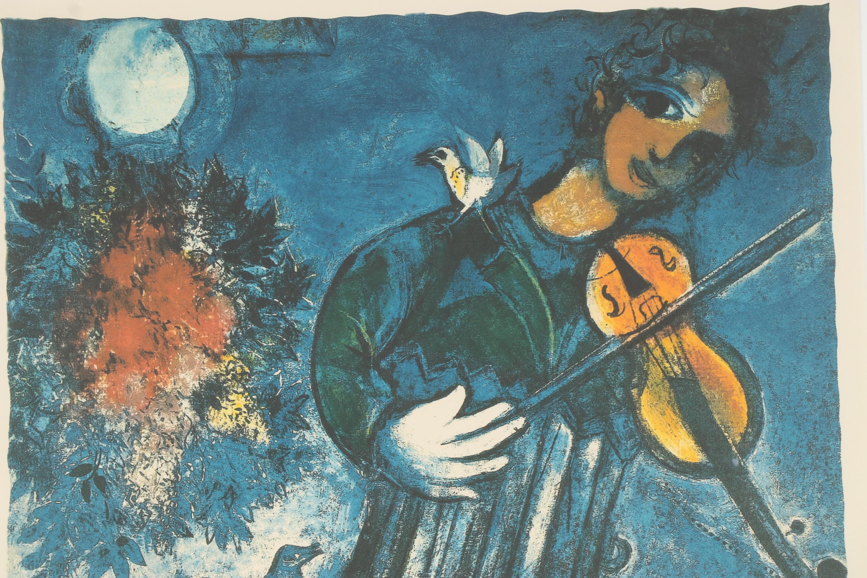 Giclée after Marc Chagall "The Blue Violinist" | EBTH