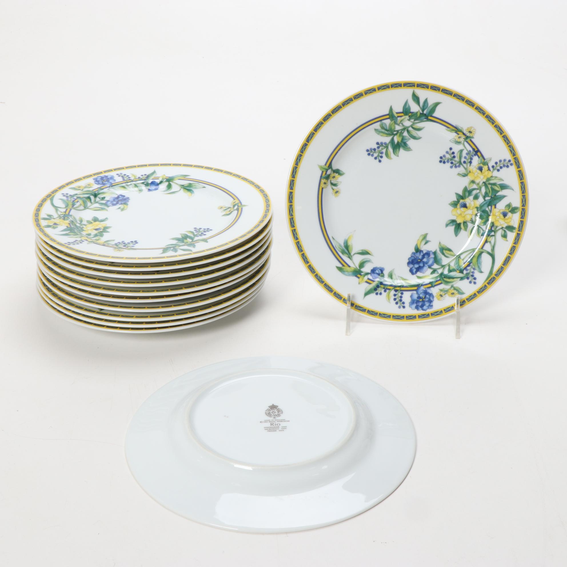 Royal Worcester "Rio" Porcelain Dinnerware and Serveware, 1994–1998 | EBTH
