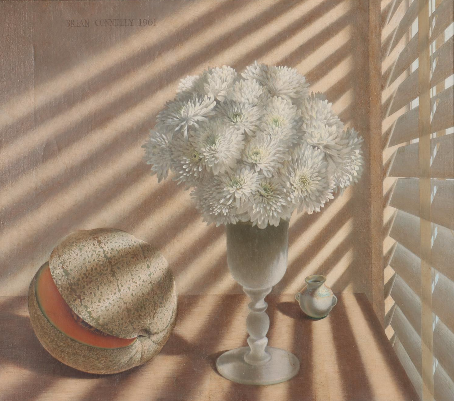 Brian Connelly Still Life Oil Painting "Shadows," 1961 | EBTH