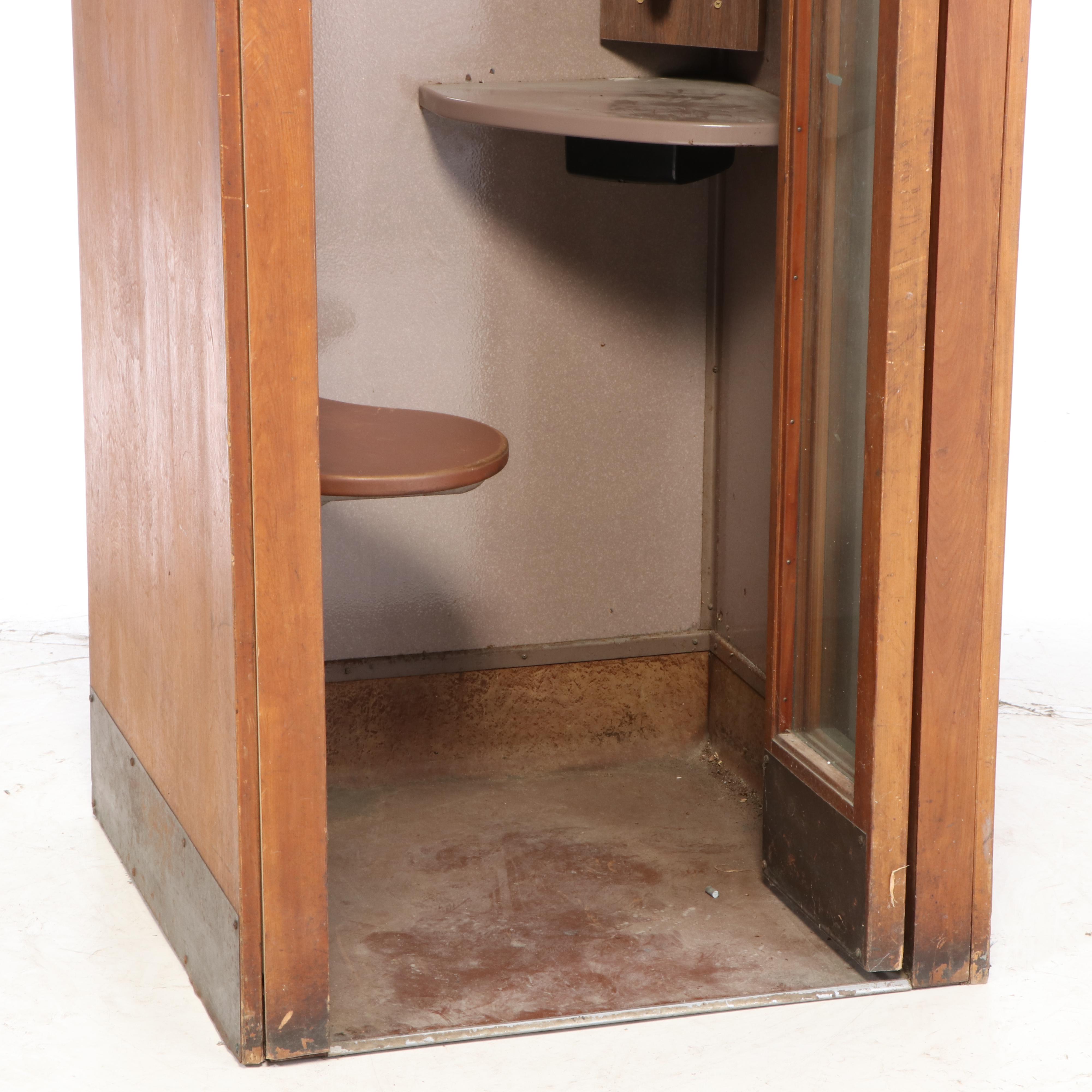 Western Electric for Bell Telephone Co. "Type 11" Phone Booth, Mid-20th ...