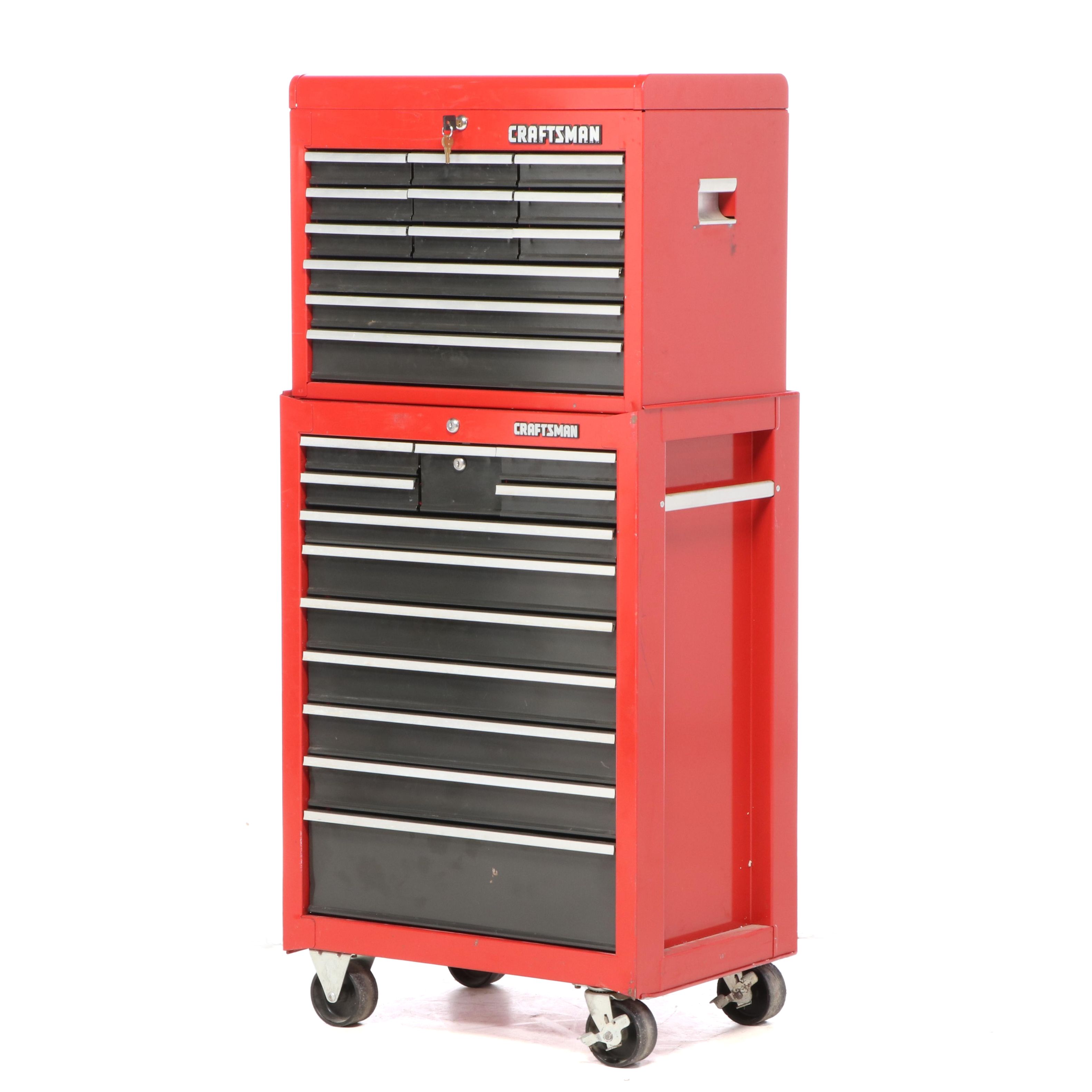 Craftsman Double Stack Multi-Drawer Tool Chest | EBTH