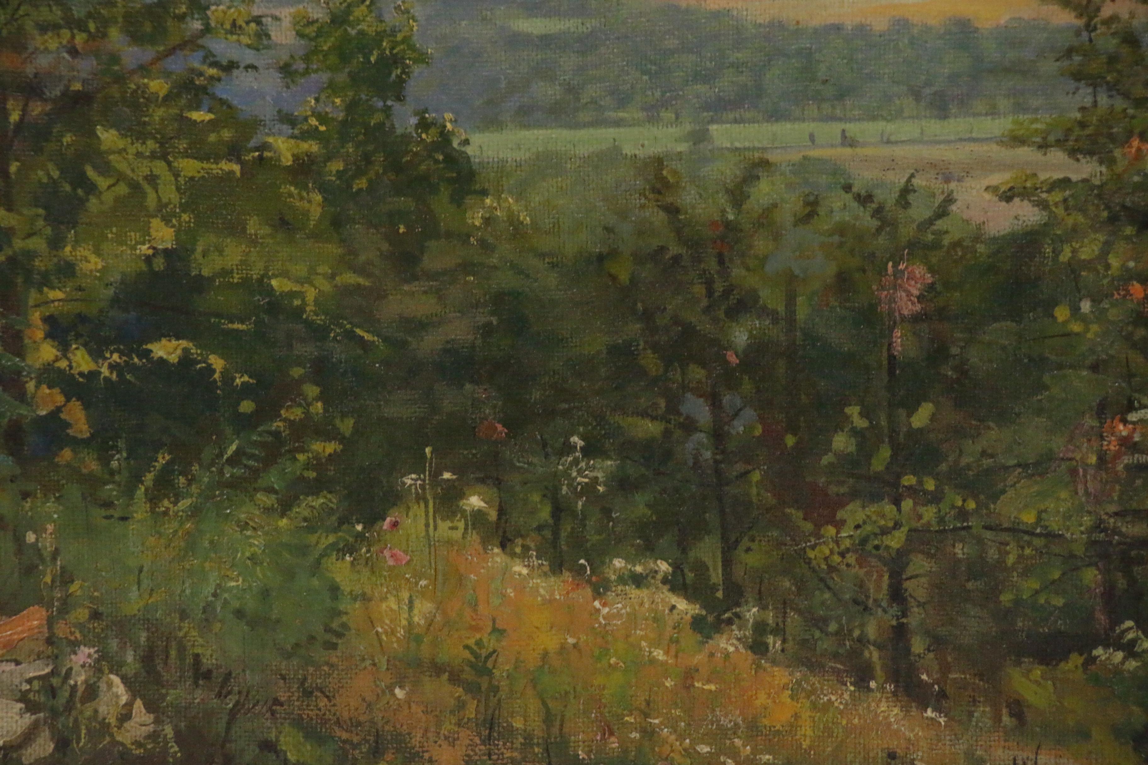C. H. Davis Landscape Oil Painting | EBTH