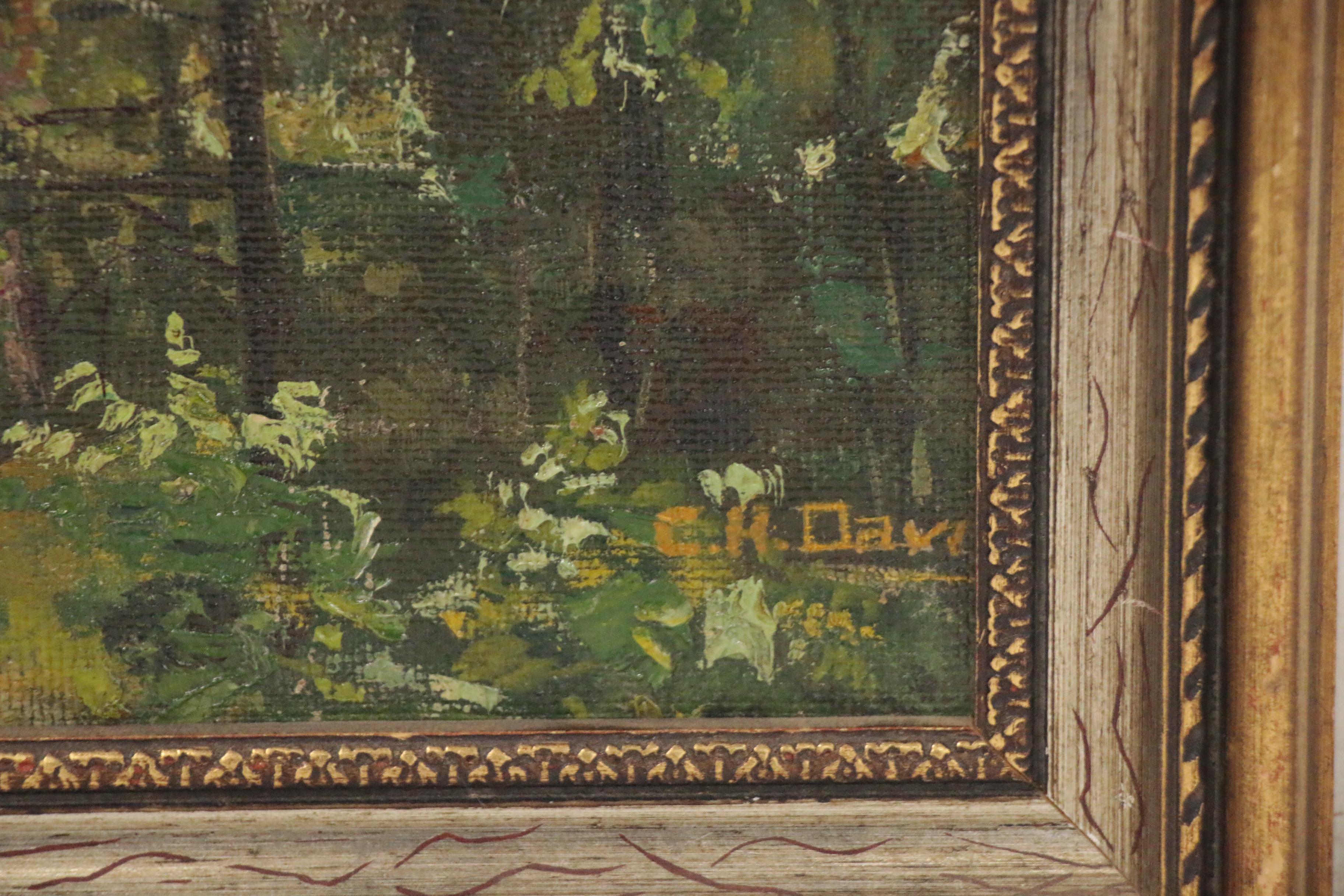 C. H. Davis Landscape Oil Painting | EBTH