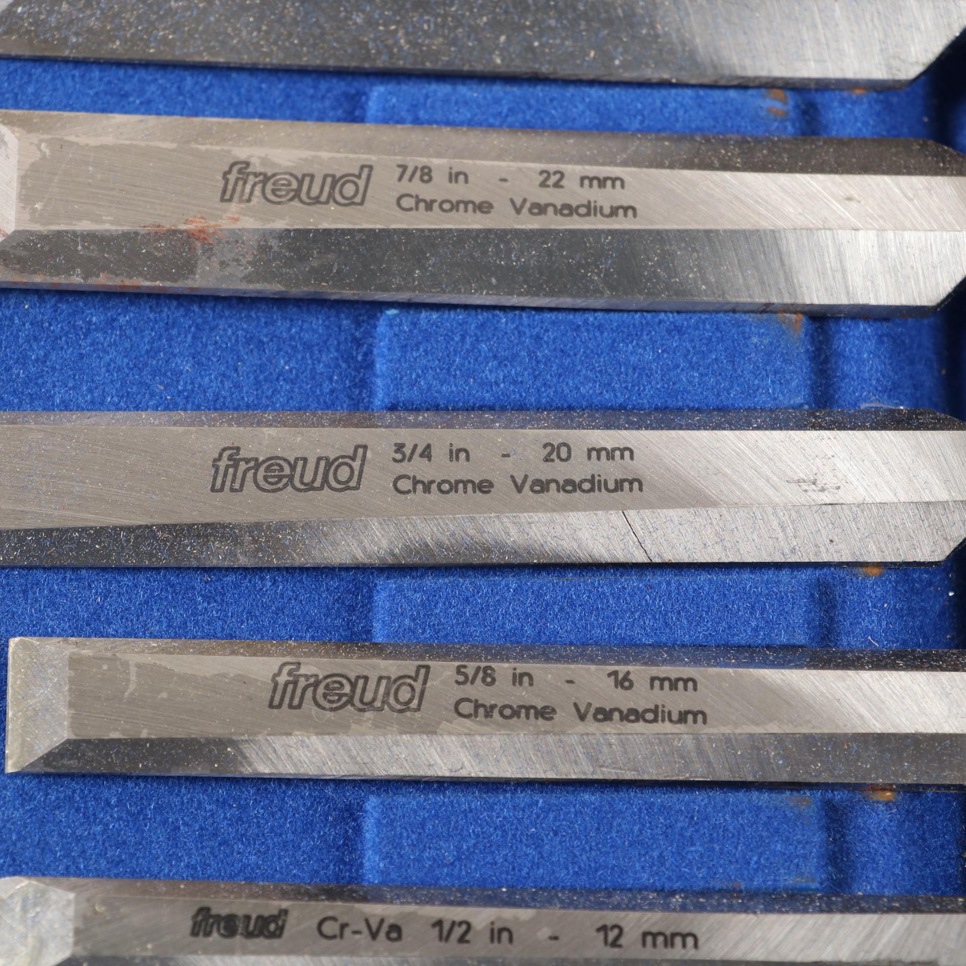 Freud and Sandvik Professional Woodworking Chisel Sets | EBTH