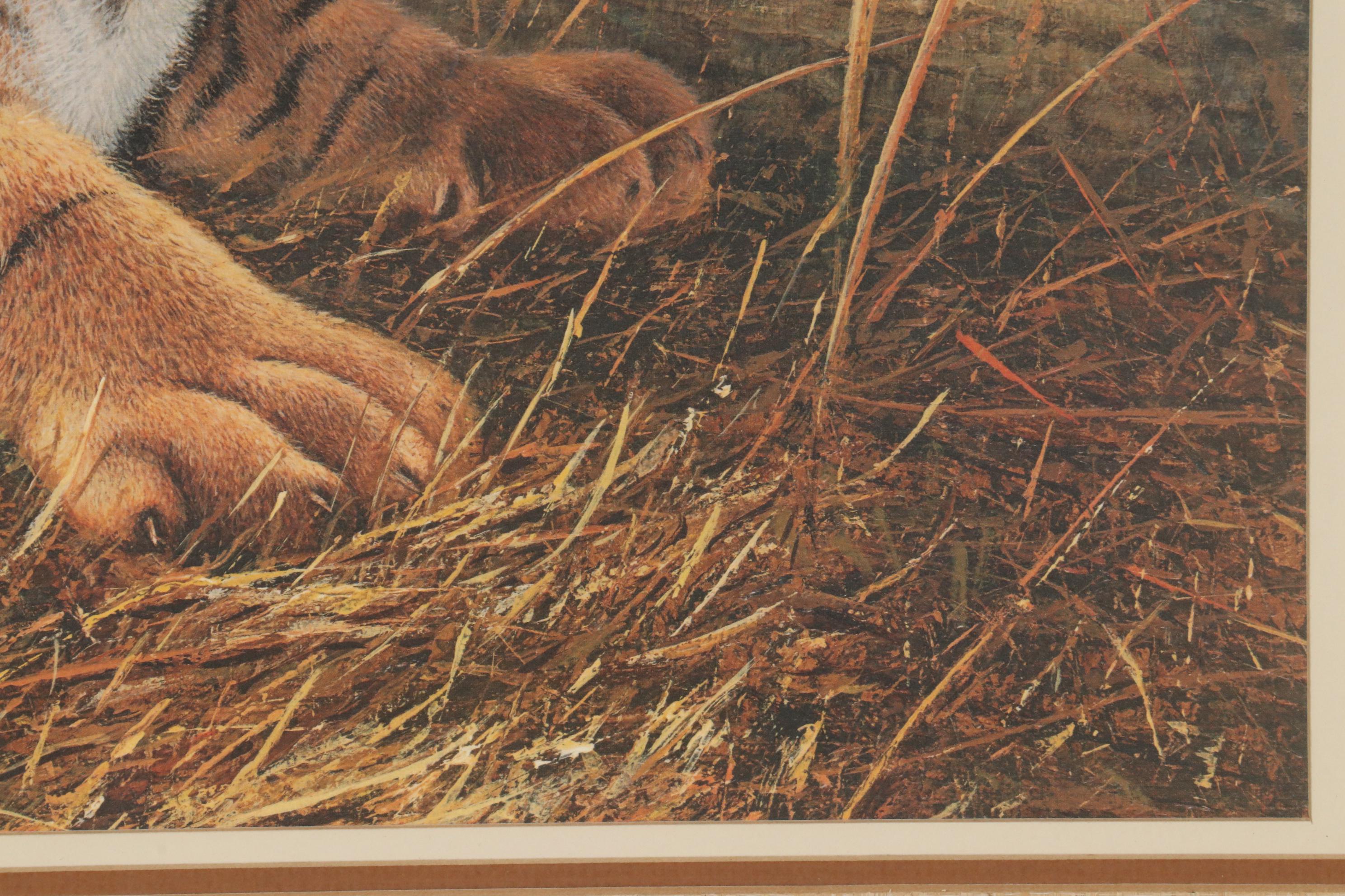 Charles Fracé Offset Lithograph "Tiger Cub" | EBTH