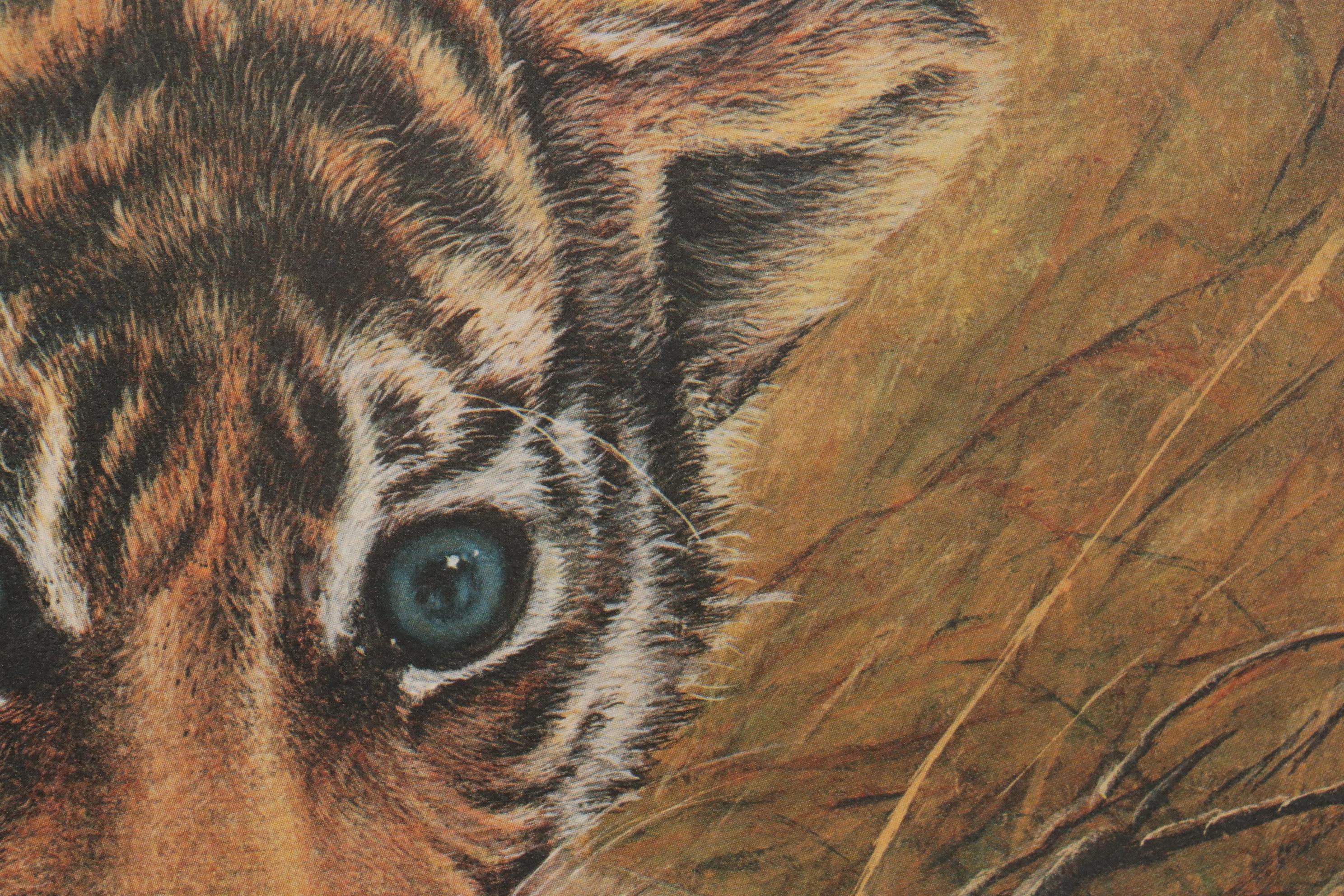 Charles Fracé Offset Lithograph "Tiger Cub" | EBTH
