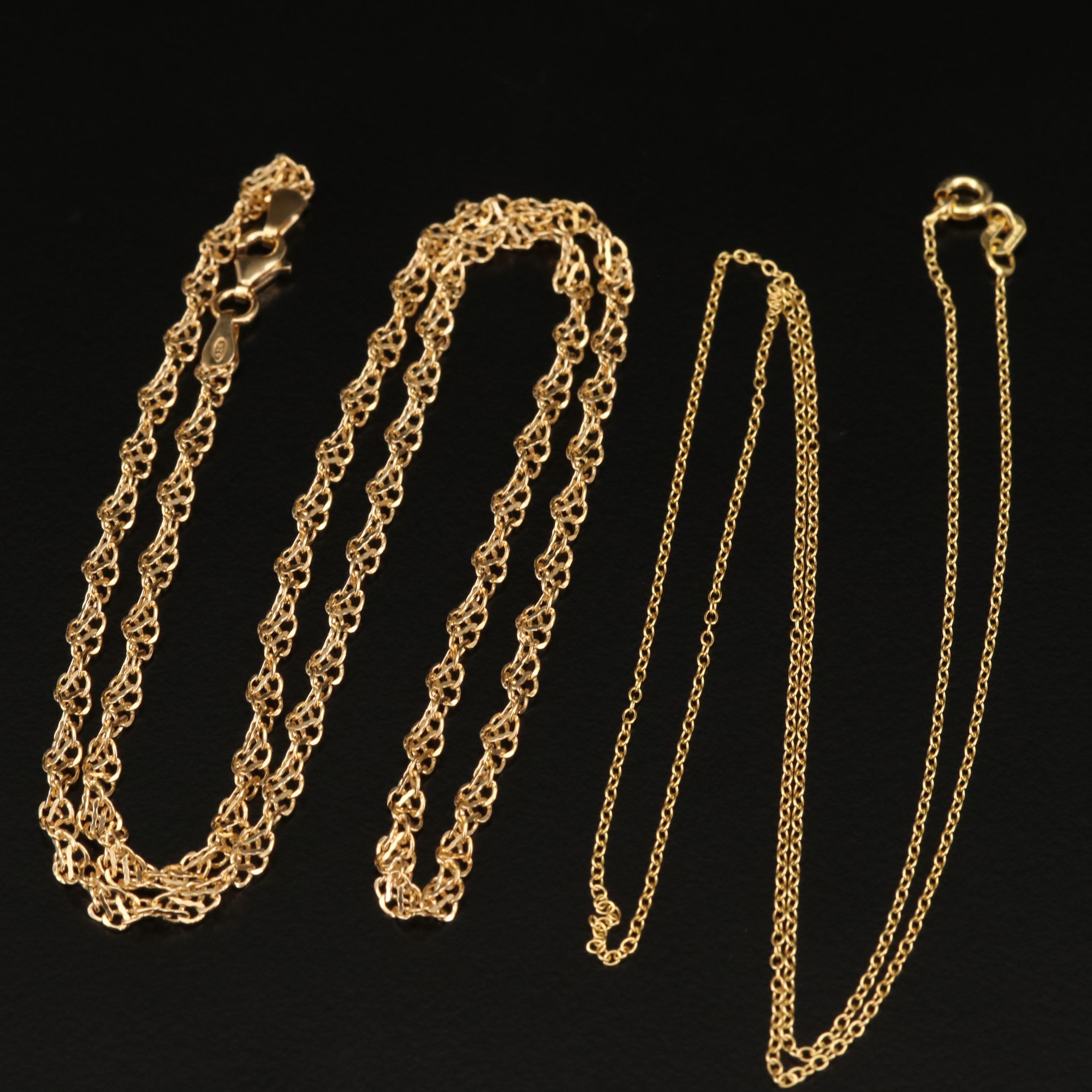 Carved Wood and Diamond Quan Yin Pendant with Sterling Link Chain | EBTH