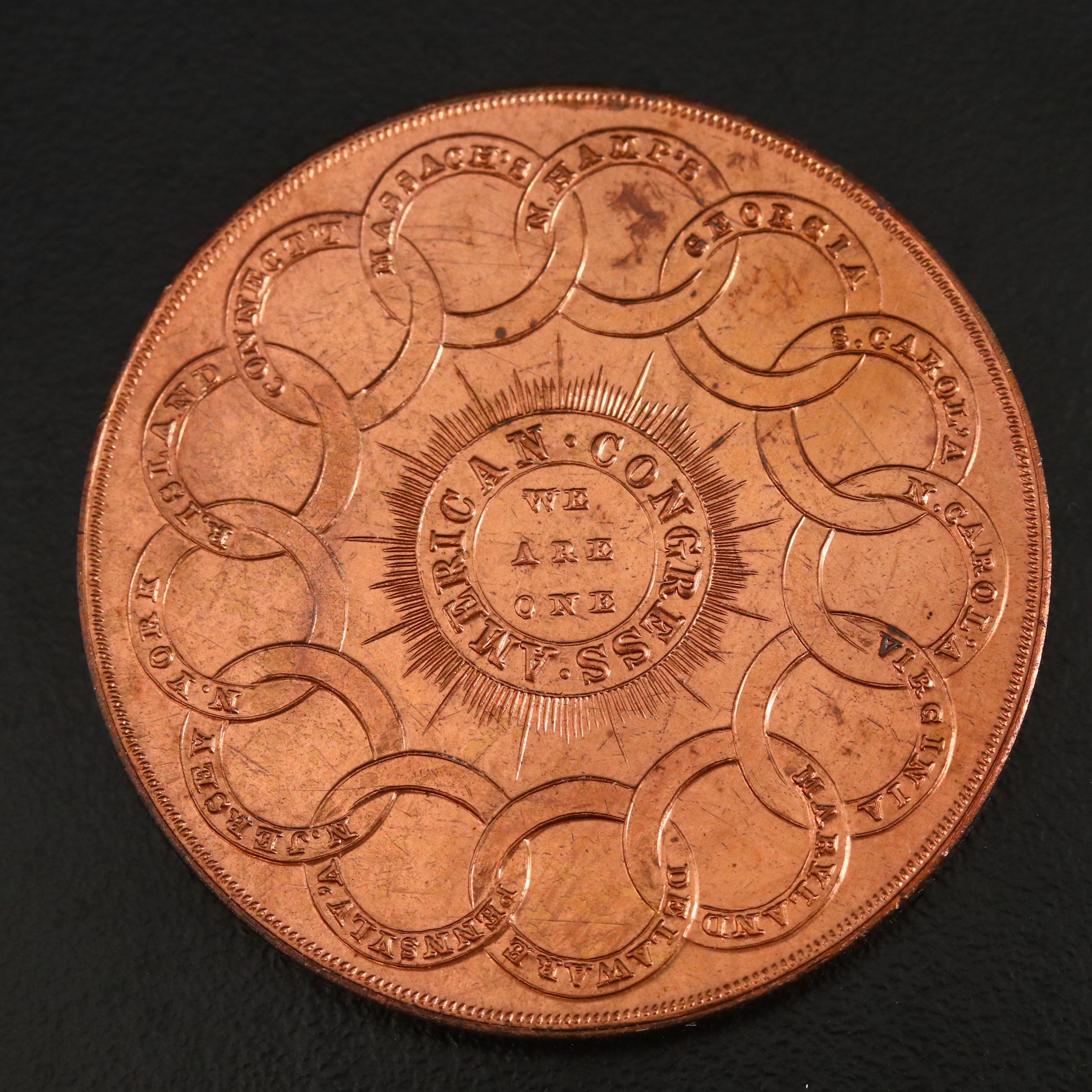 Brass and Copper Tone Replica Continental Currency Coins | EBTH