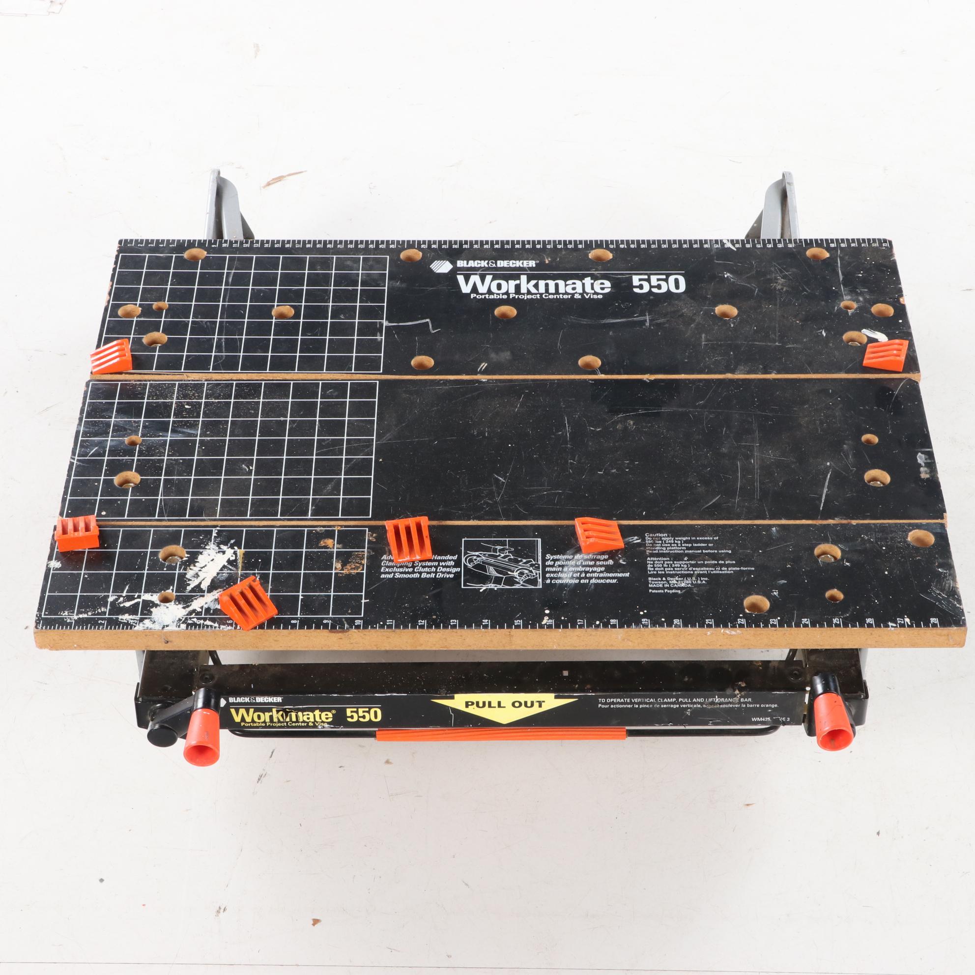 Black & Decker Workmate 550 Portable Project Center with Vise | EBTH