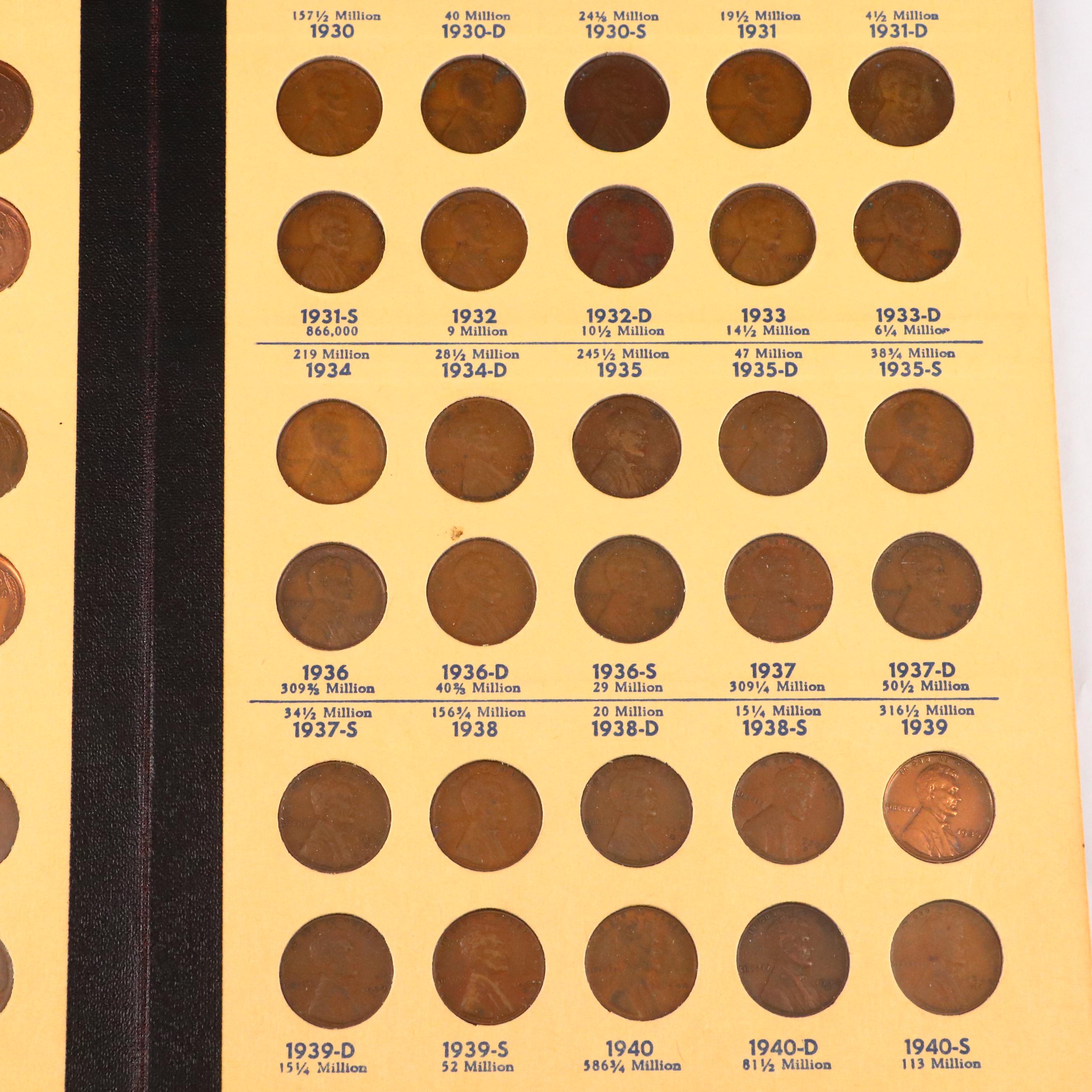 Nearly Complete Lincoln Cent Collection, 1909 to 1964 | EBTH