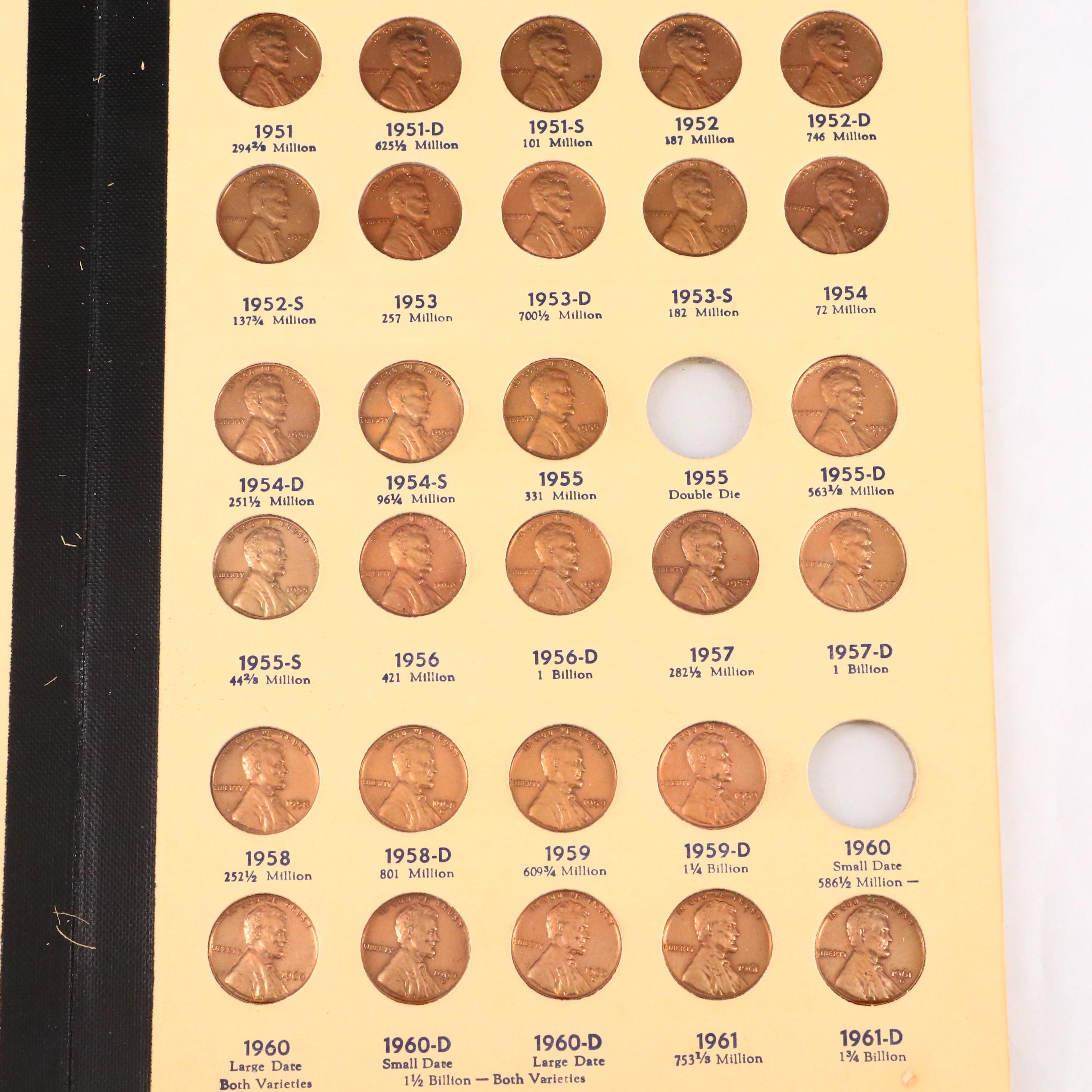 Nearly Complete Lincoln Cent Collection, 1909 to 1964 | EBTH