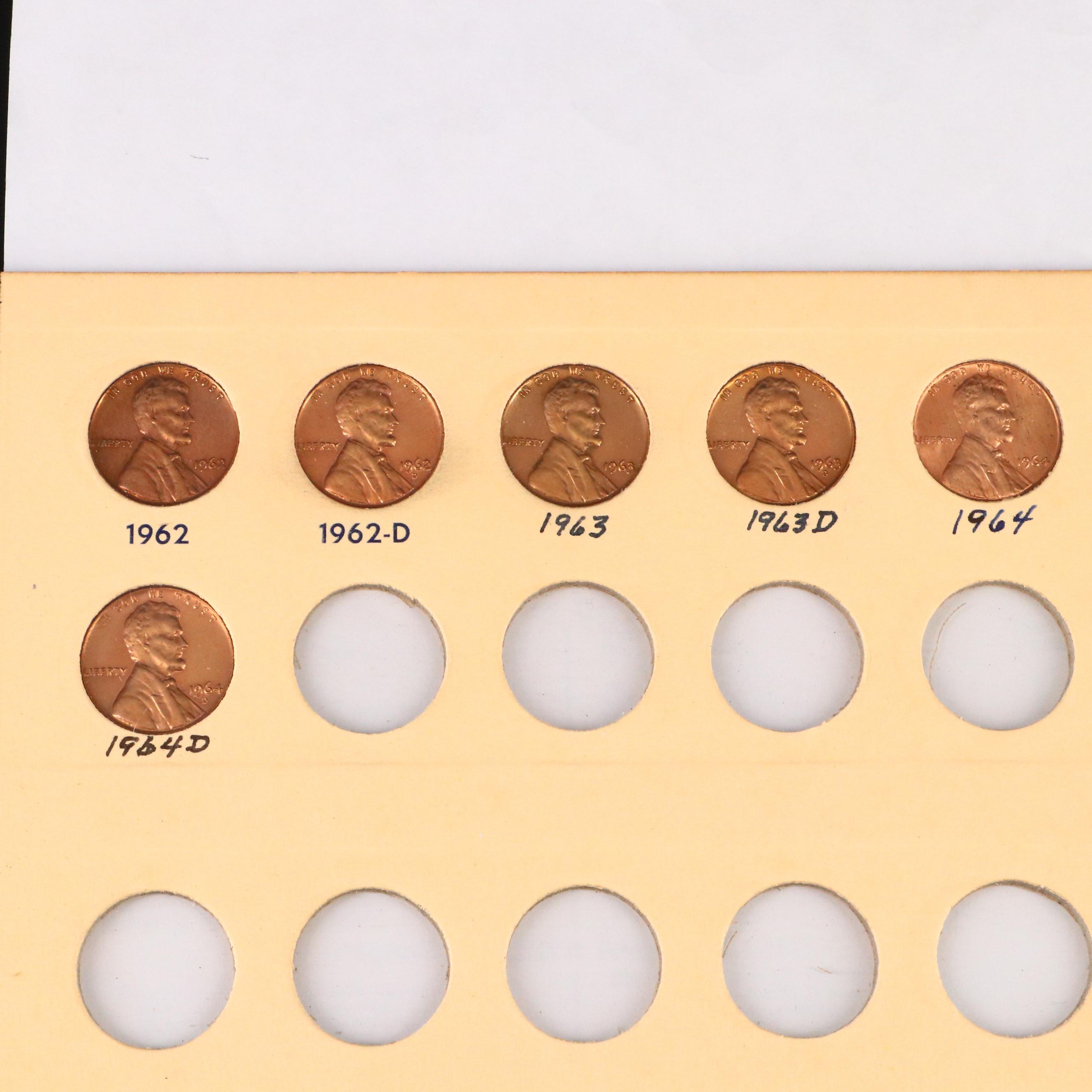 Nearly Complete Lincoln Cent Collection, 1909 to 1964 | EBTH