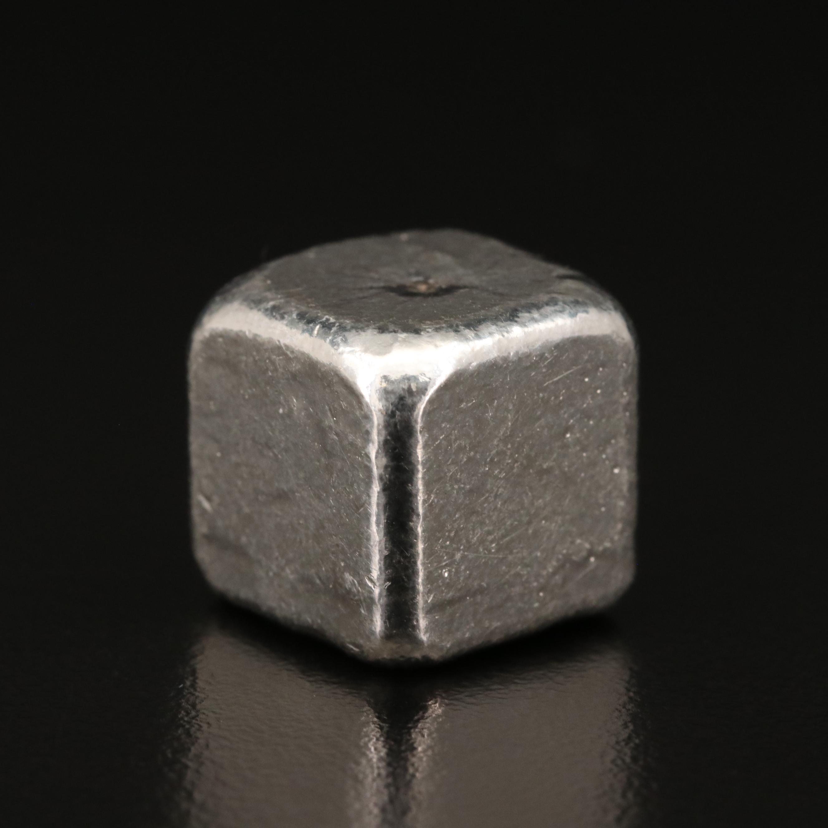 Yeagers Poured Silver 999 Fine Silver Troy Ounce Cube | EBTH