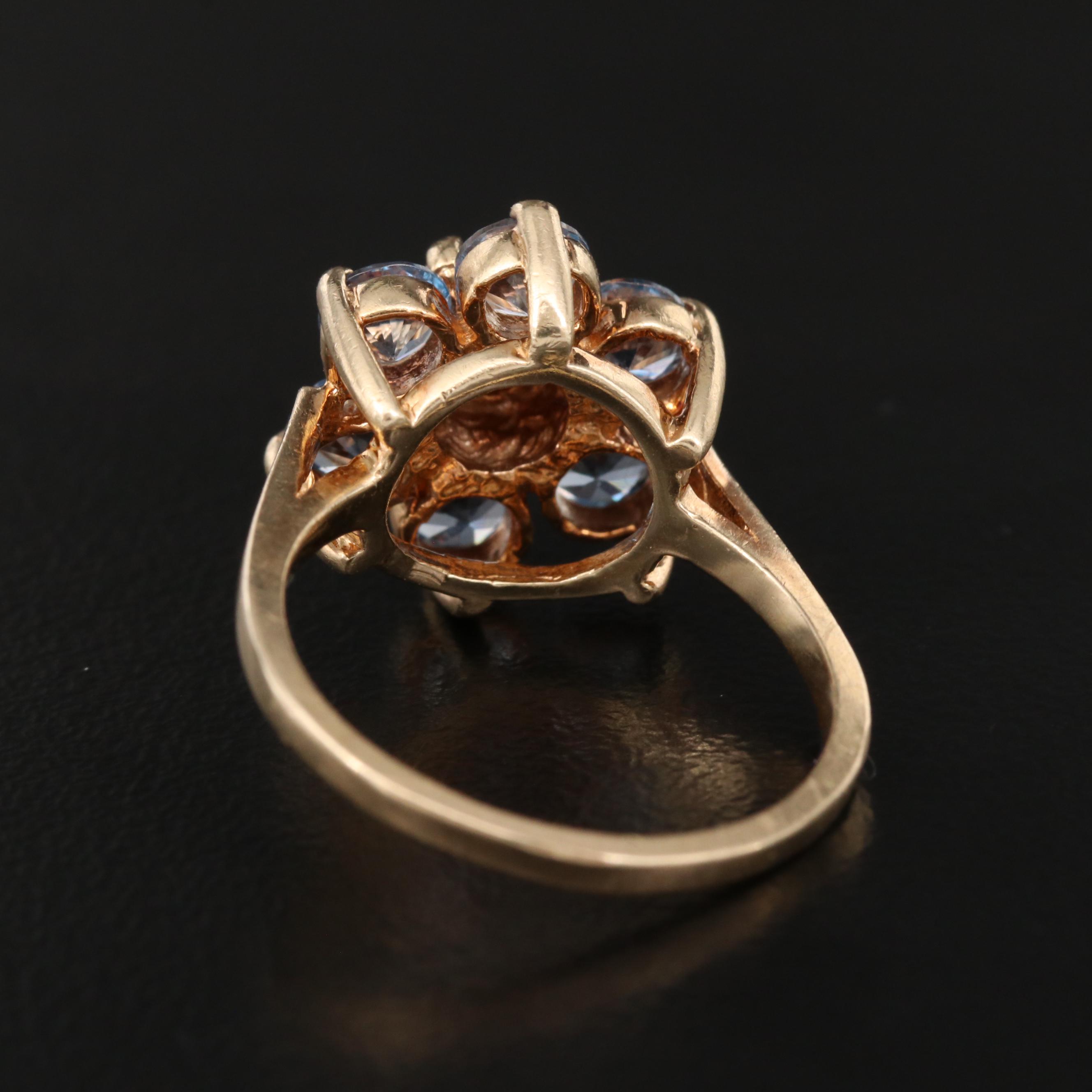 10K Spinel Cluster Ring | EBTH