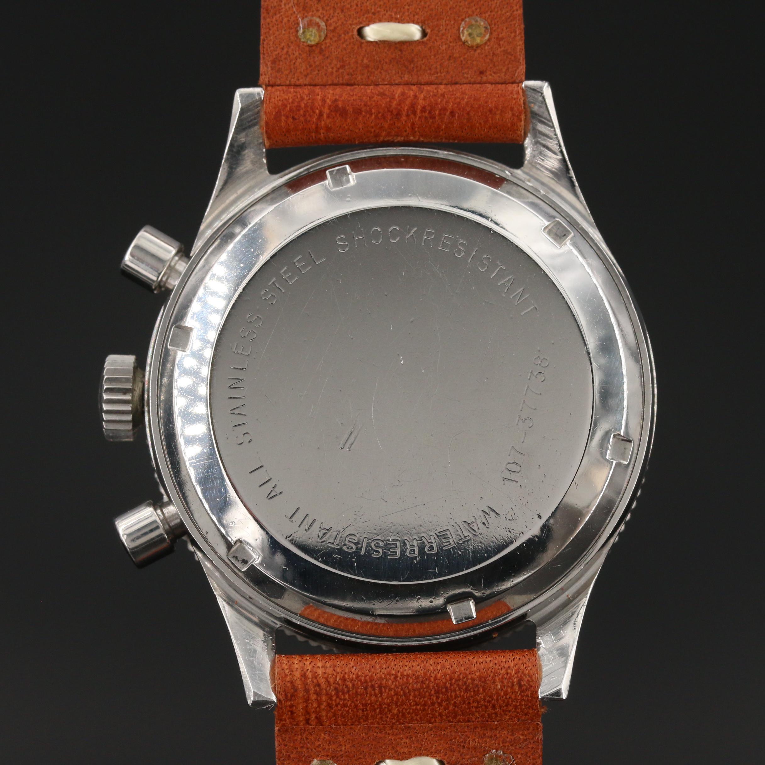 Vintage Croton Chronomaster Aviator Sea Diver Stem Wind Wristwatch | EBTH