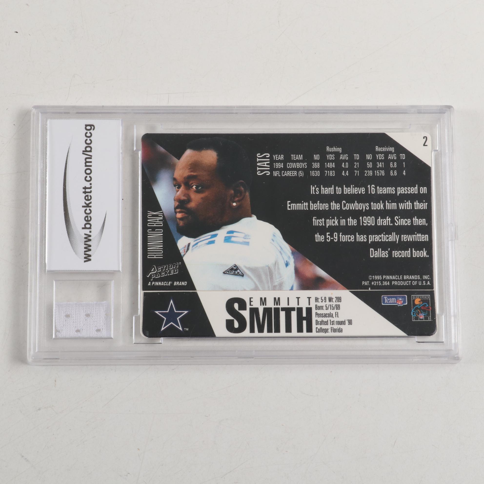 Emmitt Smith and Reggie Jackson Relic Cards | EBTH