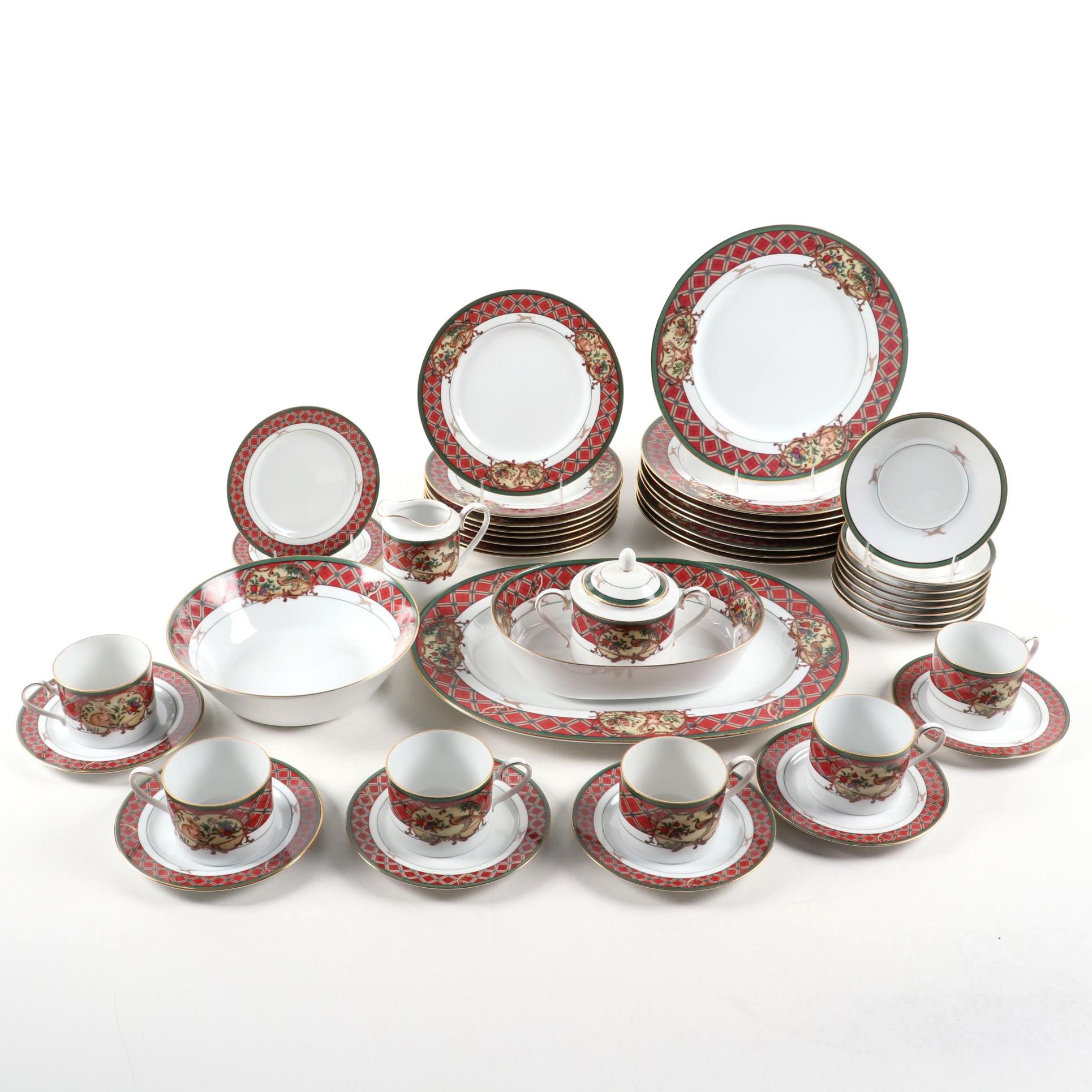 Noritake "Royal Hunt" Porcelain Dinnerware and Serveware, 1990–2005 | EBTH