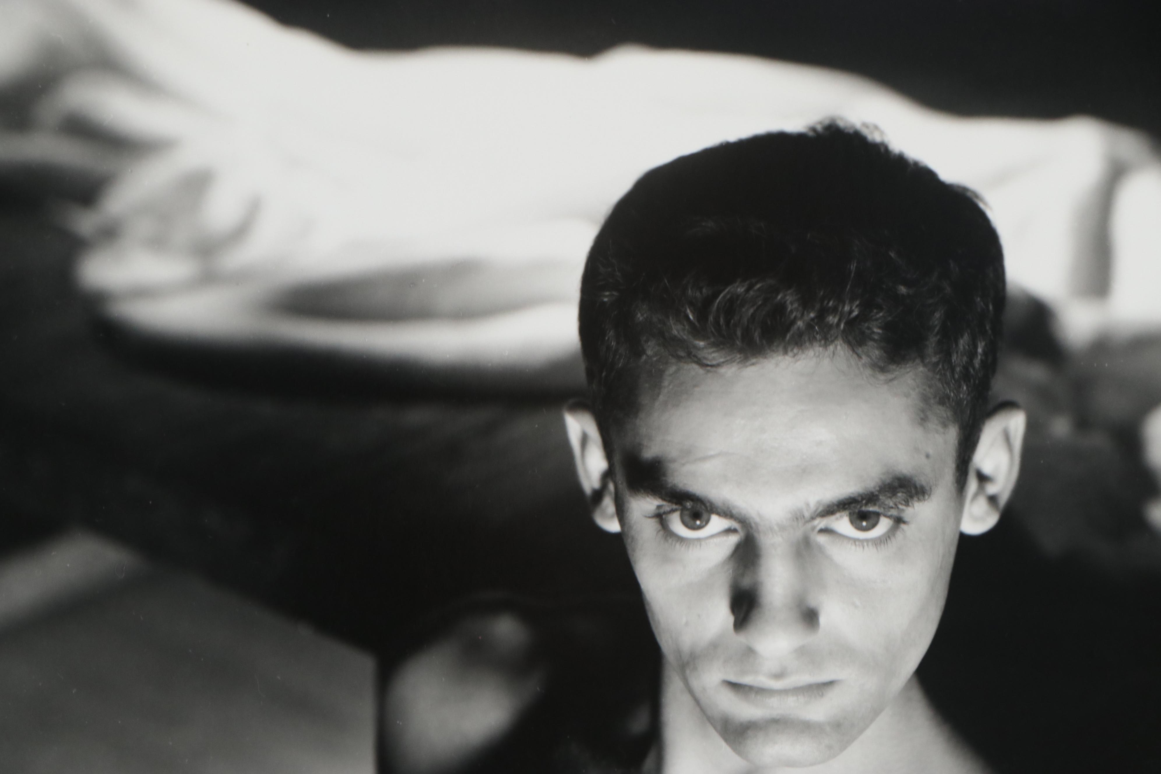 George Platt Lynes Silver Gelatin Photograph of Seated Male Nude | EBTH