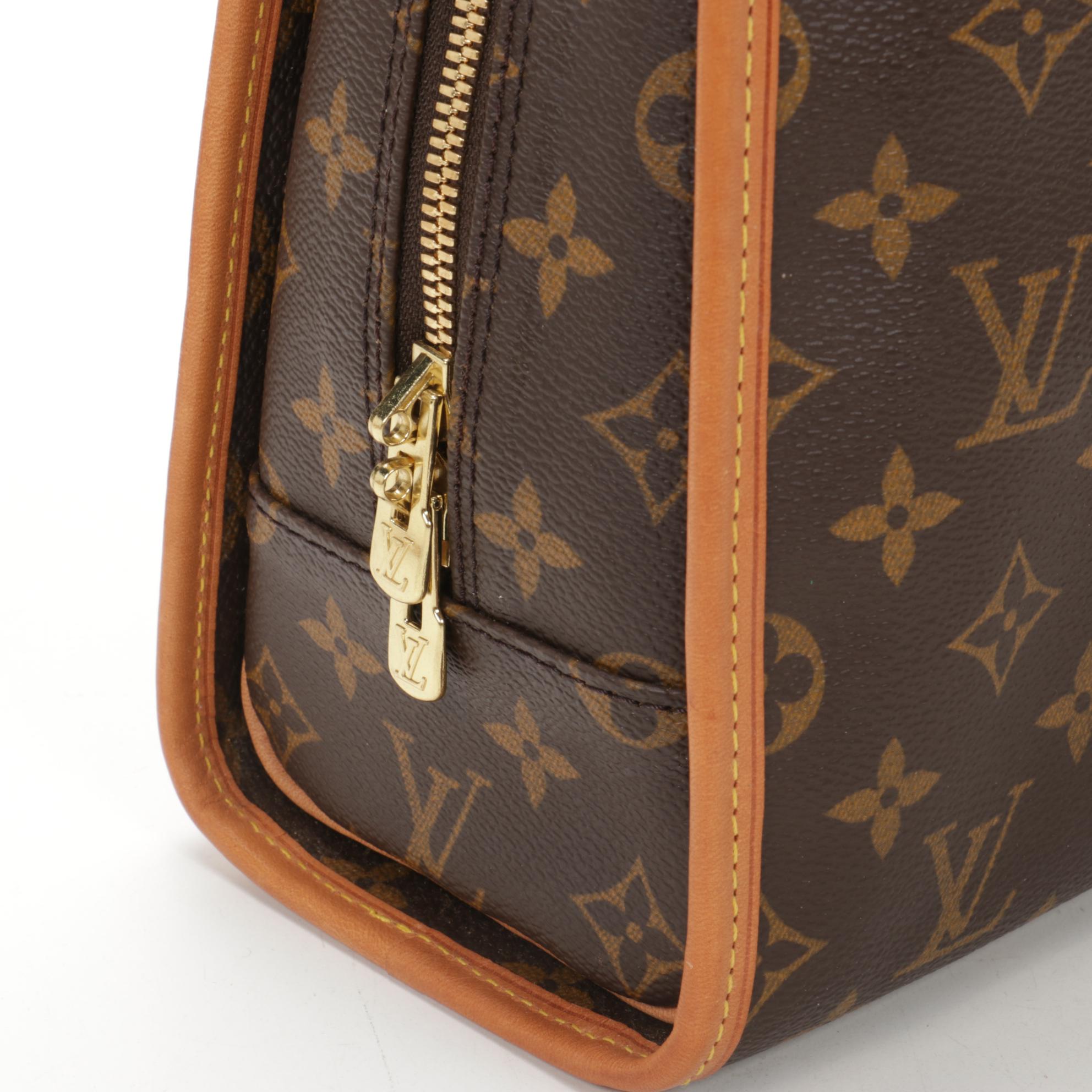 Louis Vuitton Rivoli Briefcase in Monogram Canvas and Vachetta Leather ...
