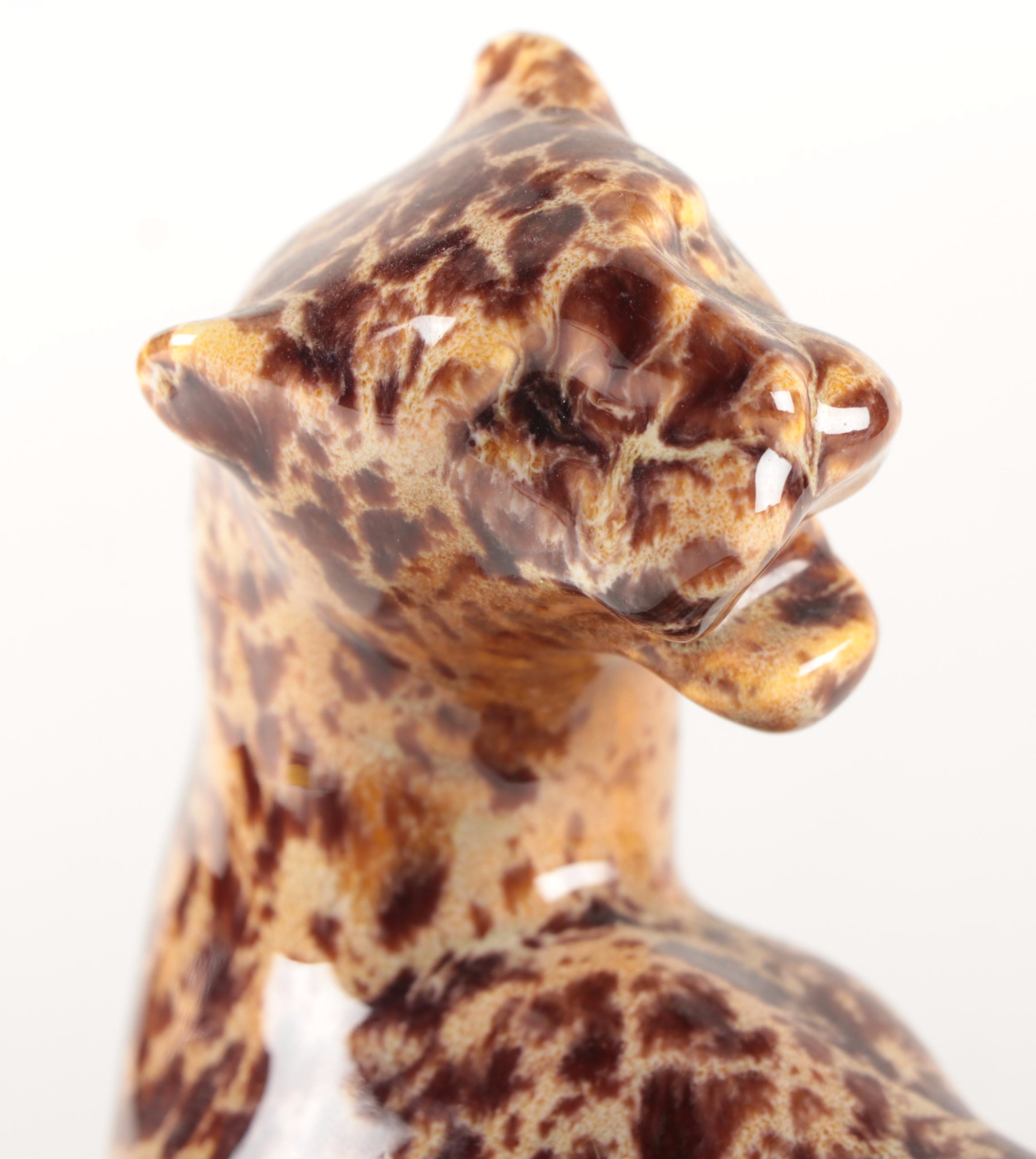 Mid-Century Modern Ceramic Cheetah Figurine | EBTH