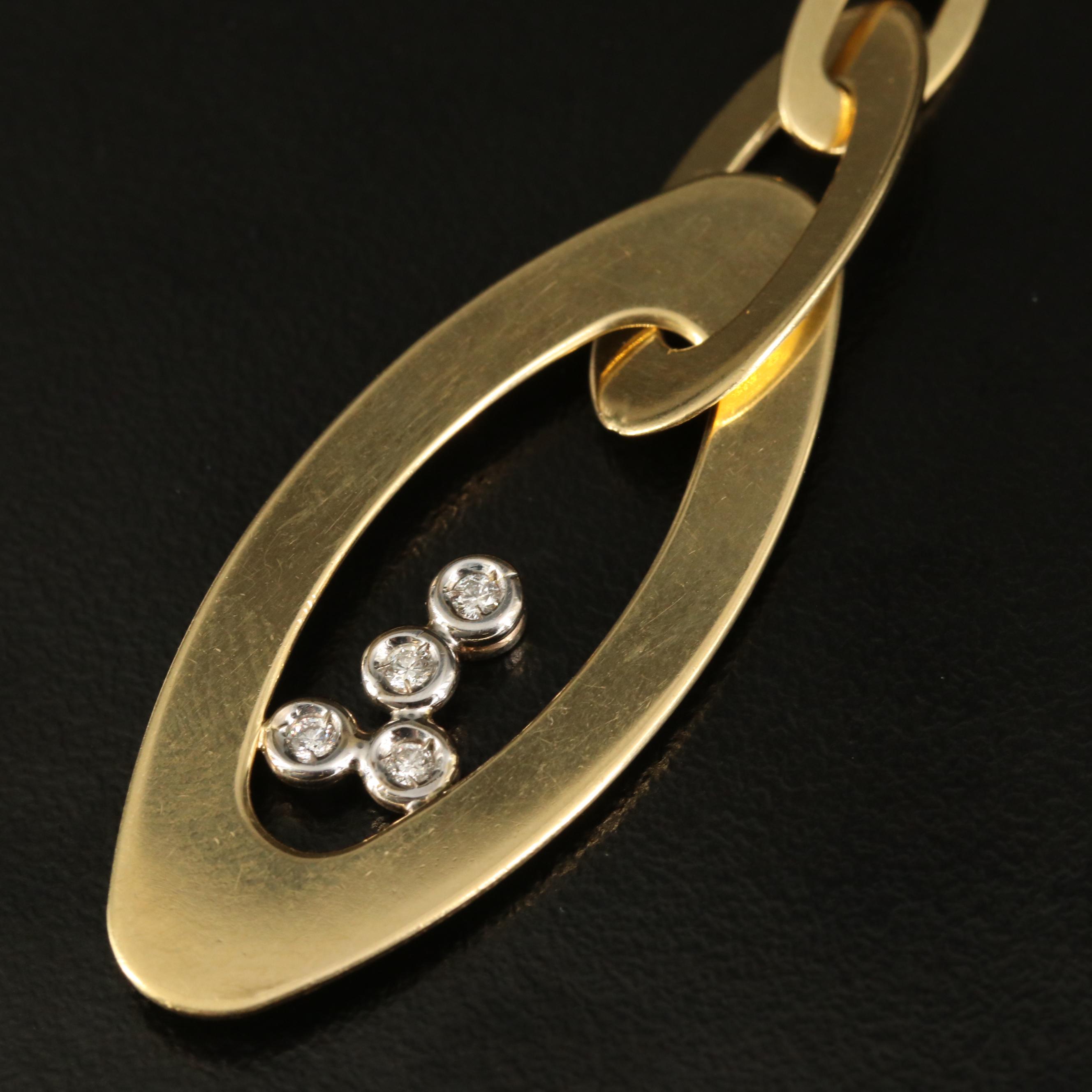 Roberto Coin "Chic and Shine" 18K Diamond and Ruby Lariat Necklace | EBTH