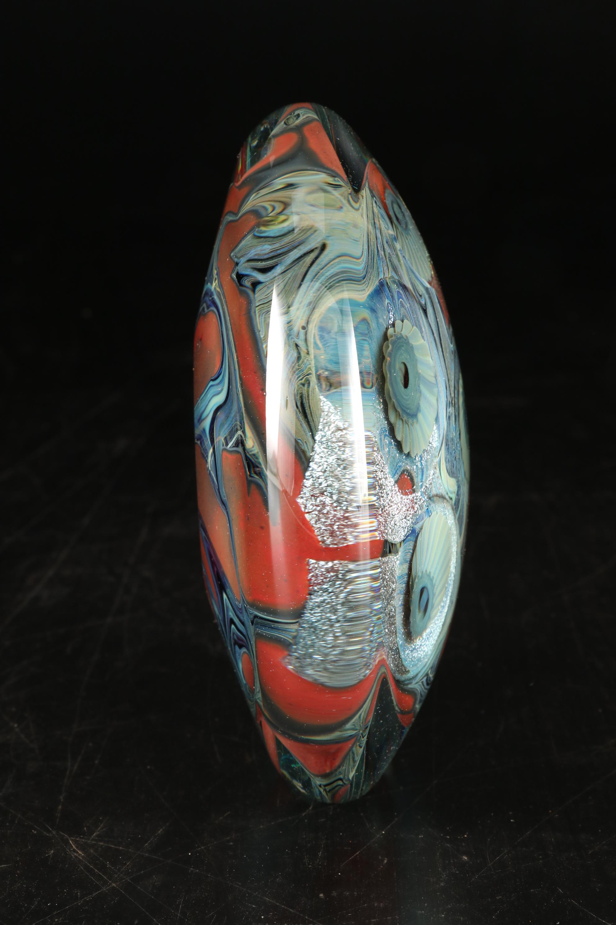 Robert Eickholt "Deep Sea" Handblown Art Glass Paperweight, 2006 | EBTH
