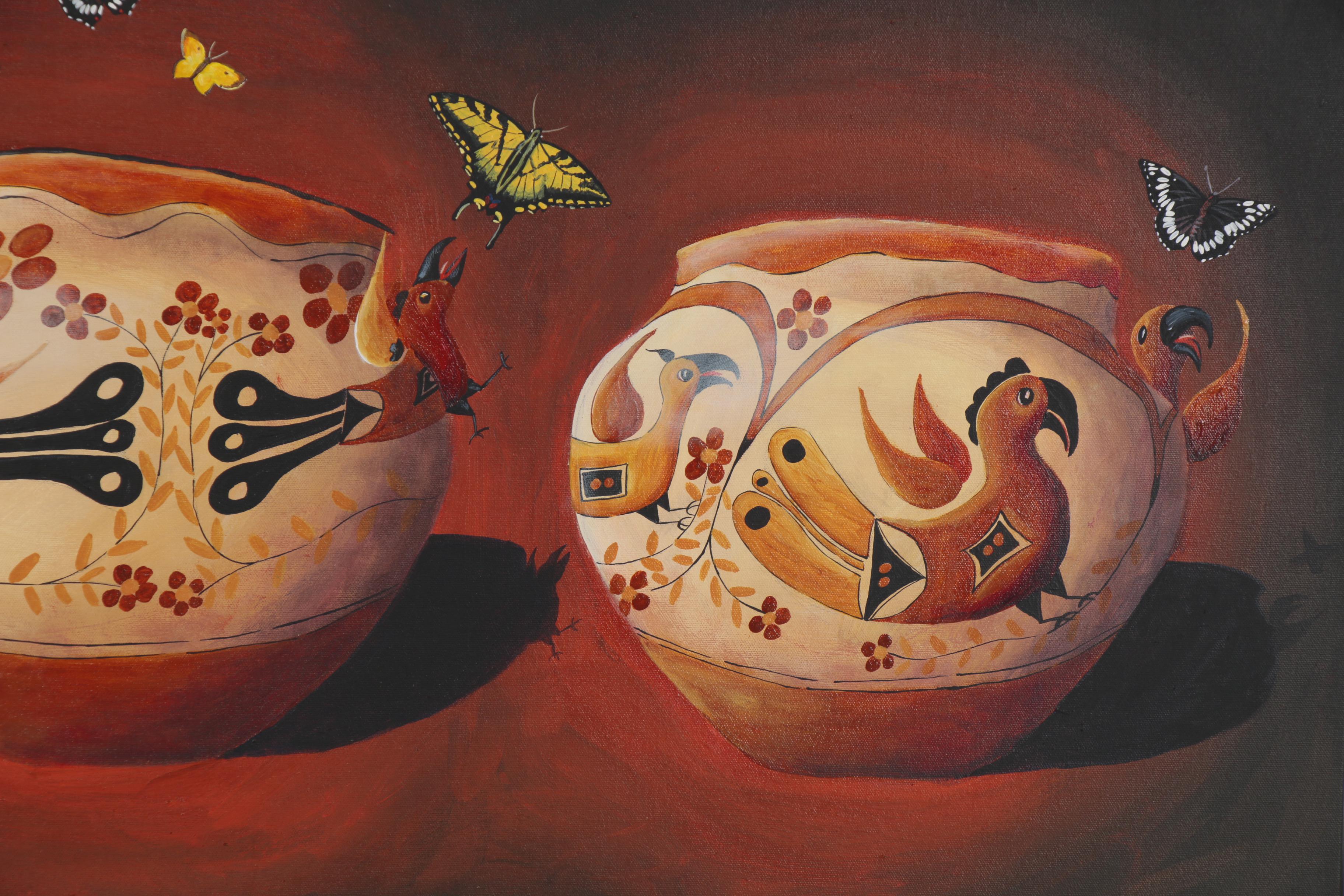 David Gary Suazo Mixed Media Painting "Summer," Late 20th Century | EBTH