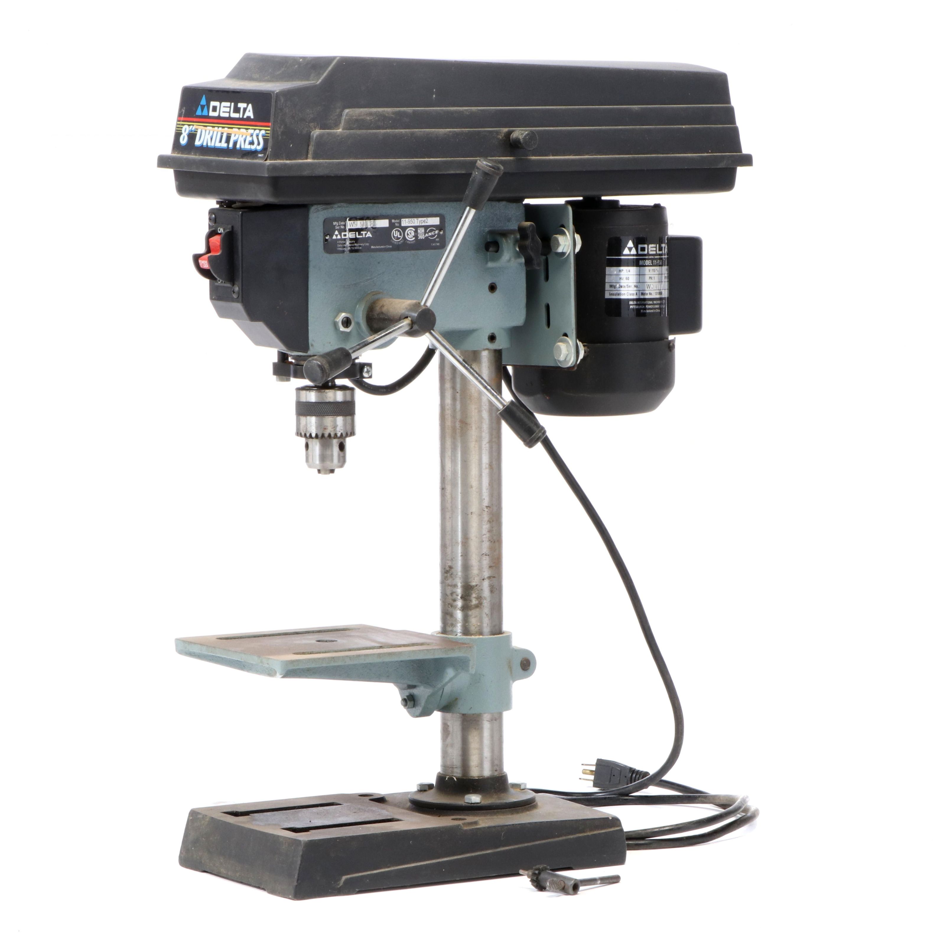 Delta 8" Drill Press, Model 11-950. New in Box | EBTH