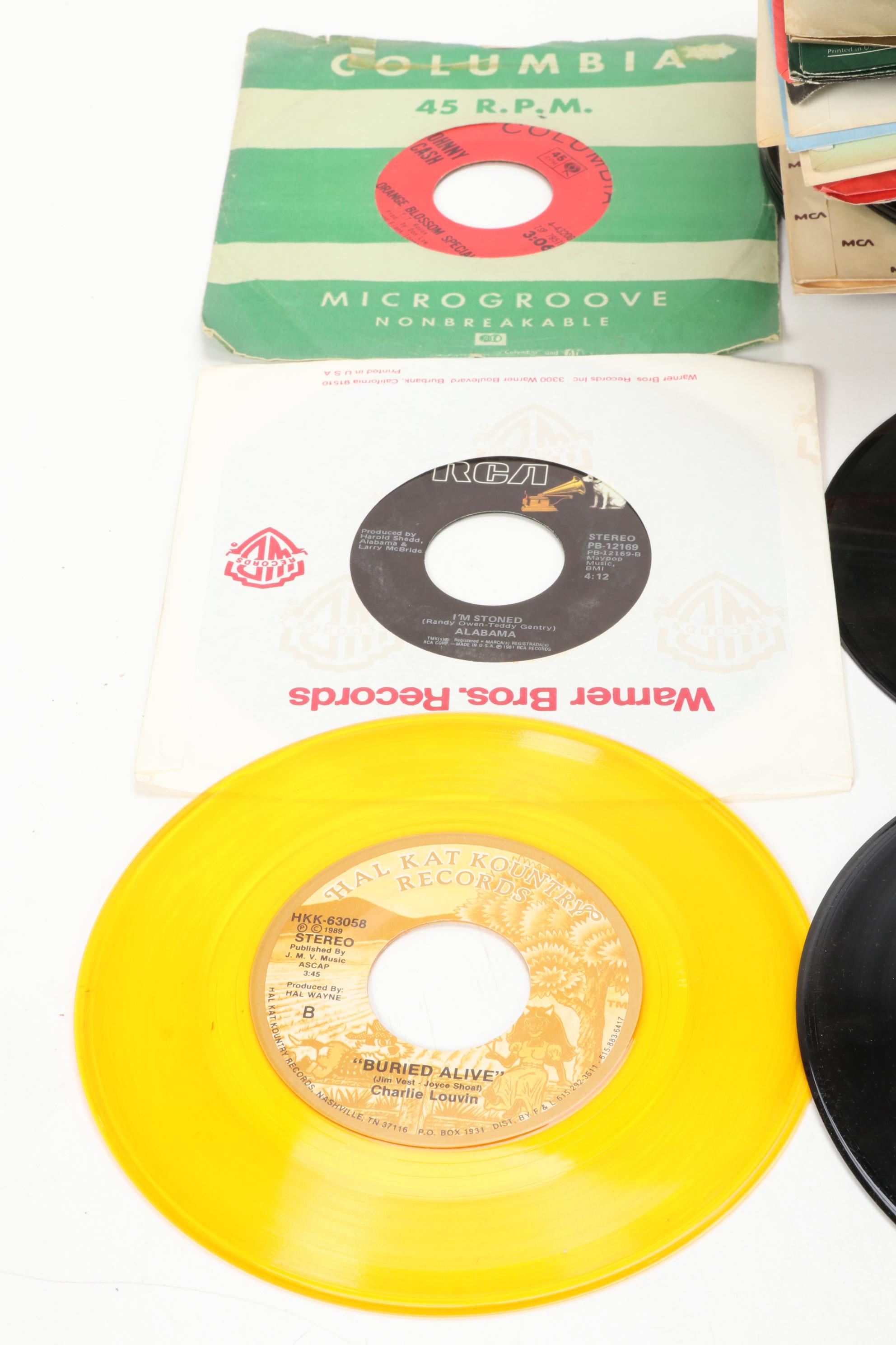 Willie Nelson, Johnny Cash, The Judds and Other 45 RPM Vinyl Records | EBTH