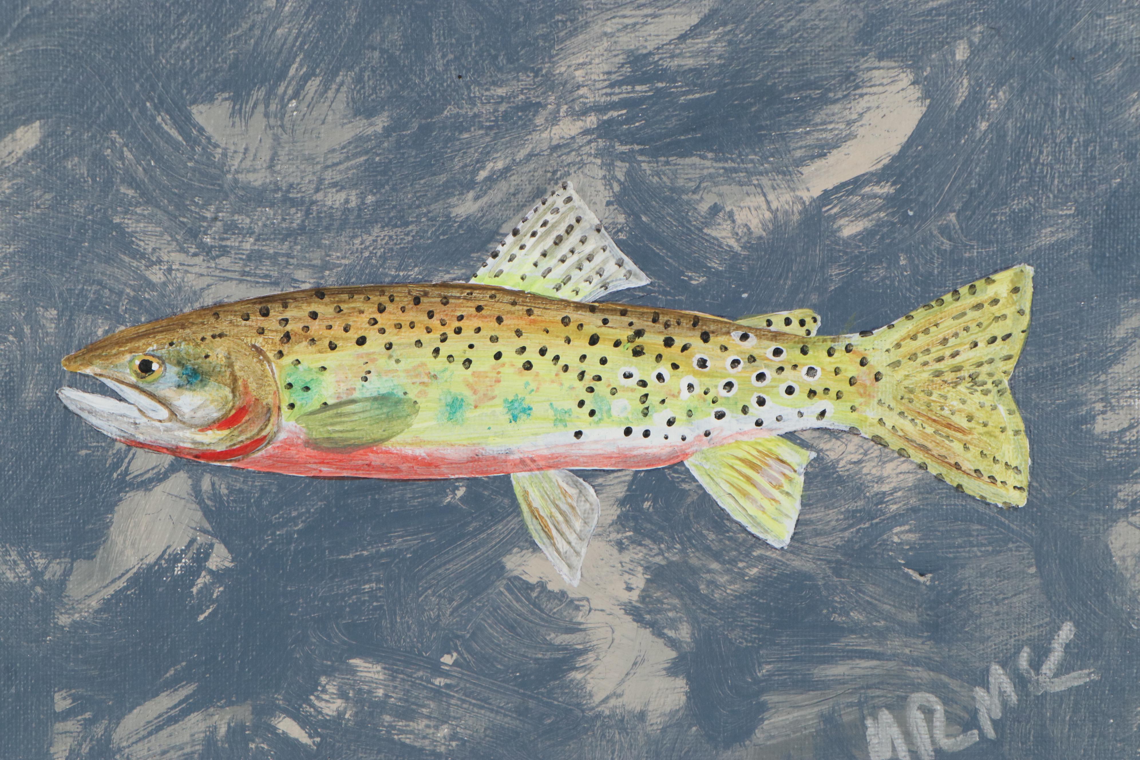 George McElveen Acrylic Painting "Westslope Cutthroat" | EBTH