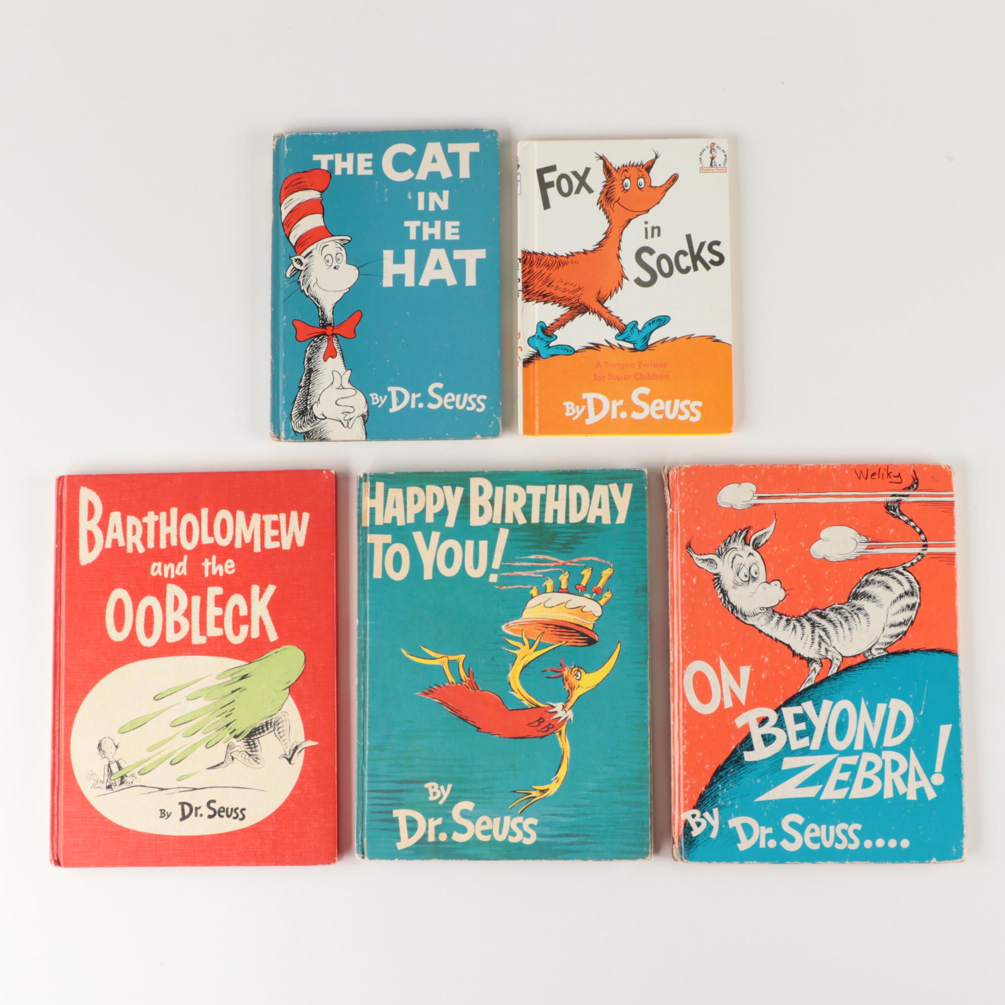 Dr Seuss Books Including First Editions and Early Printings 1949-1965 ...