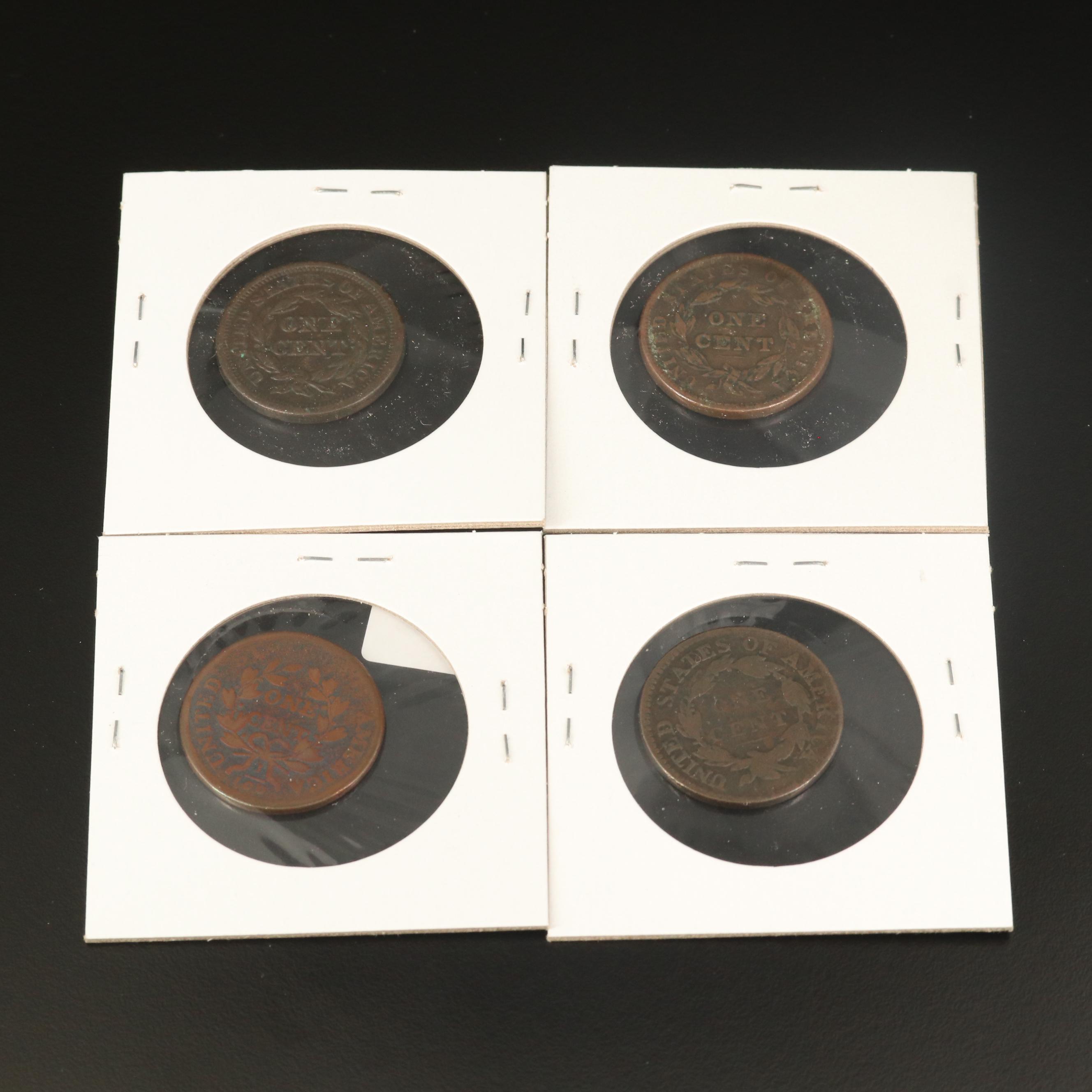 Four Different Types of U.S. Large Cents | EBTH
